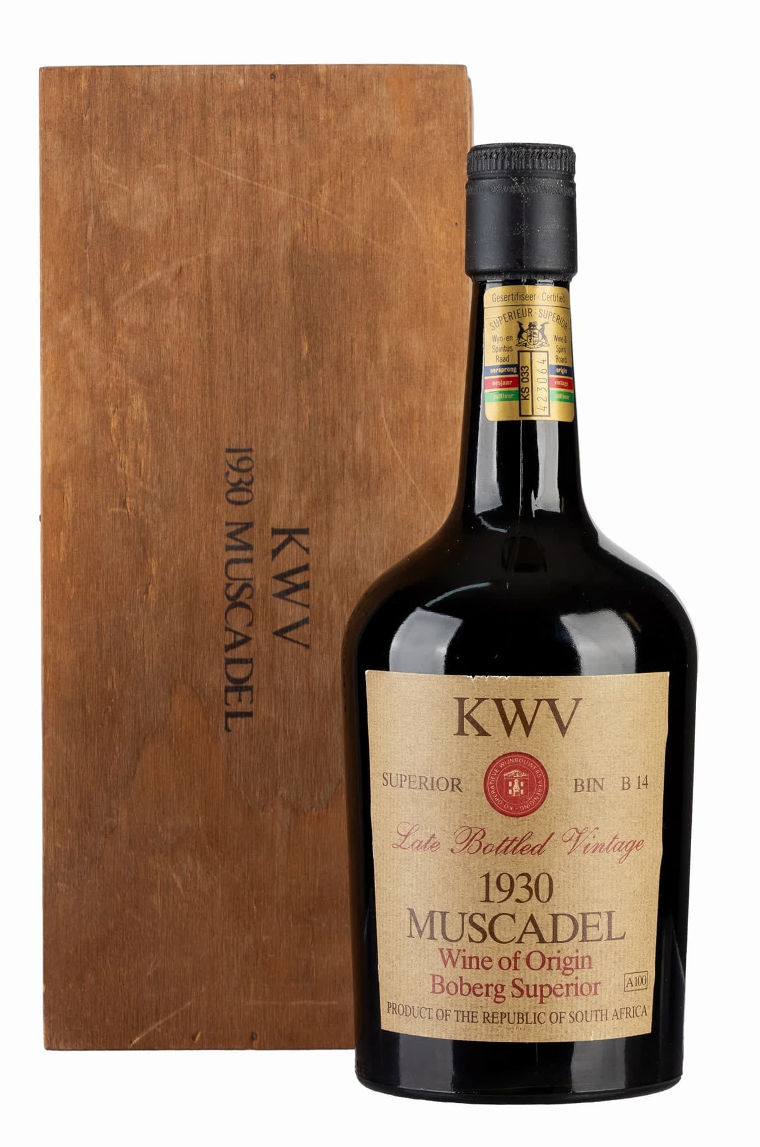 Muscadel 1930 1 (1 x 1) 750ml by KWV | Strauss & Co