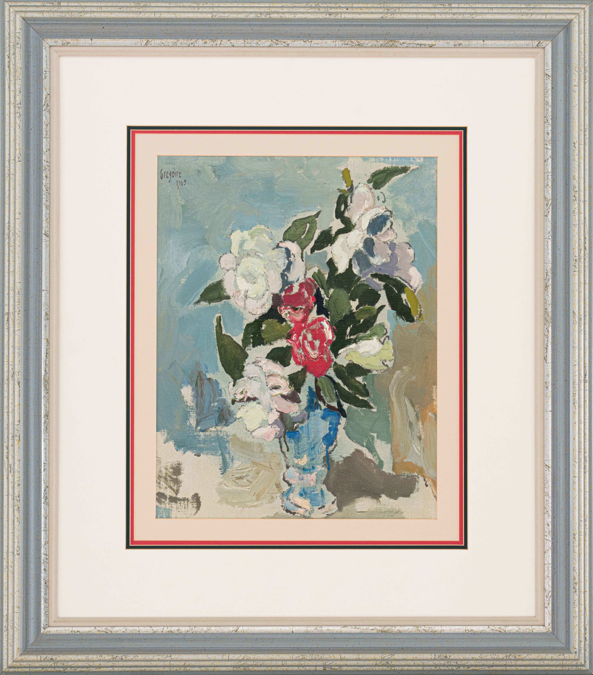 Wit en Rooi Japonikas (White and Red Japonicas) by Gregoire Boonzaier ...