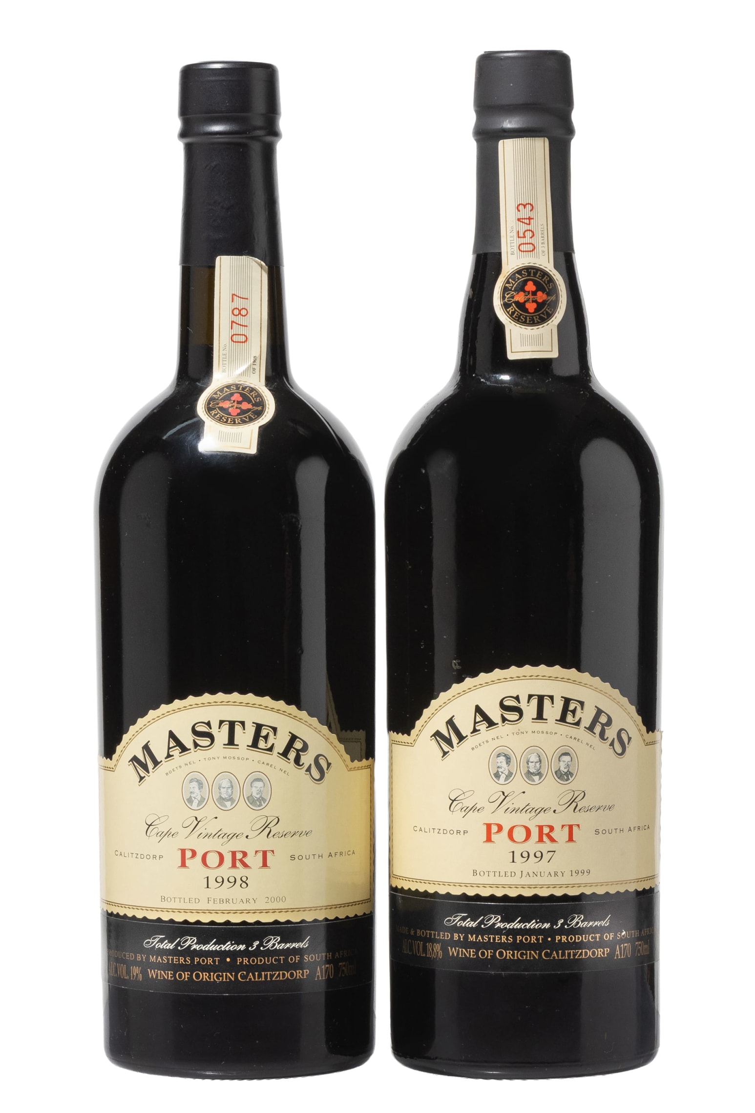 1997, 1998 Cape Vintage Reserve 2 (1 x 2) 750ml by Masters | Strauss & Co