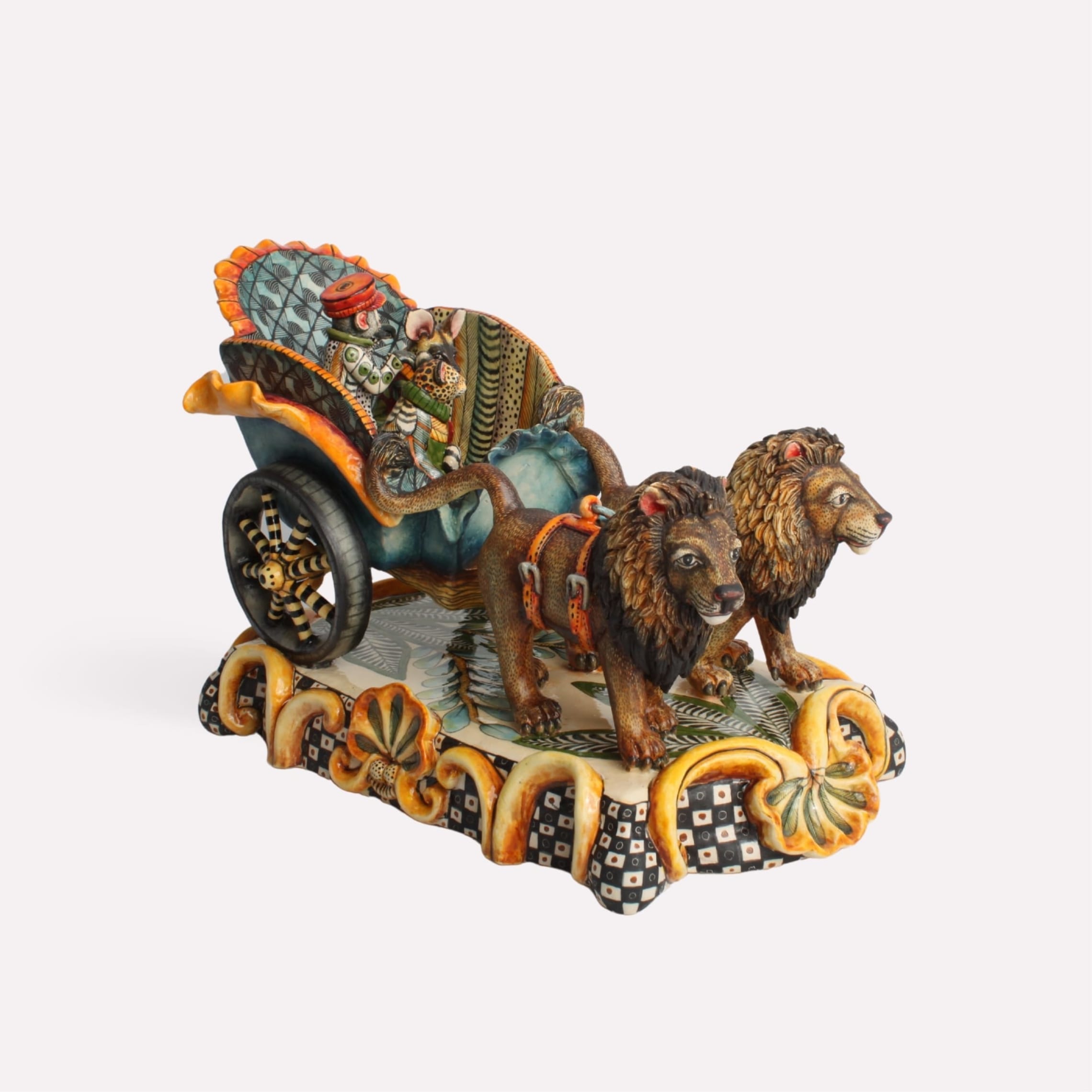 Lion Chariot by Qiniso Mungwe & Ayanda Mseleku | Strauss & Co