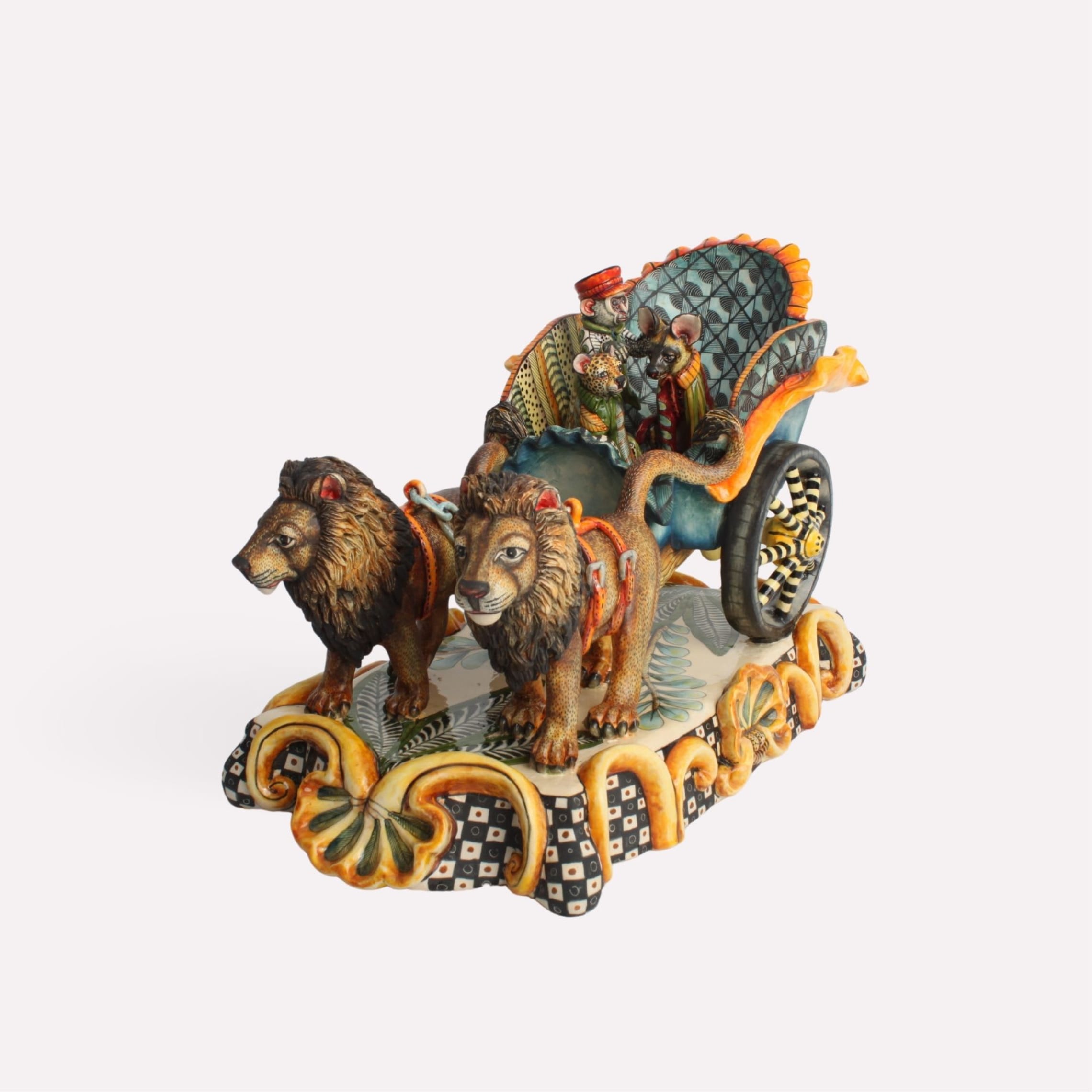 Lion Chariot by Qiniso Mungwe & Ayanda Mseleku | Strauss & Co