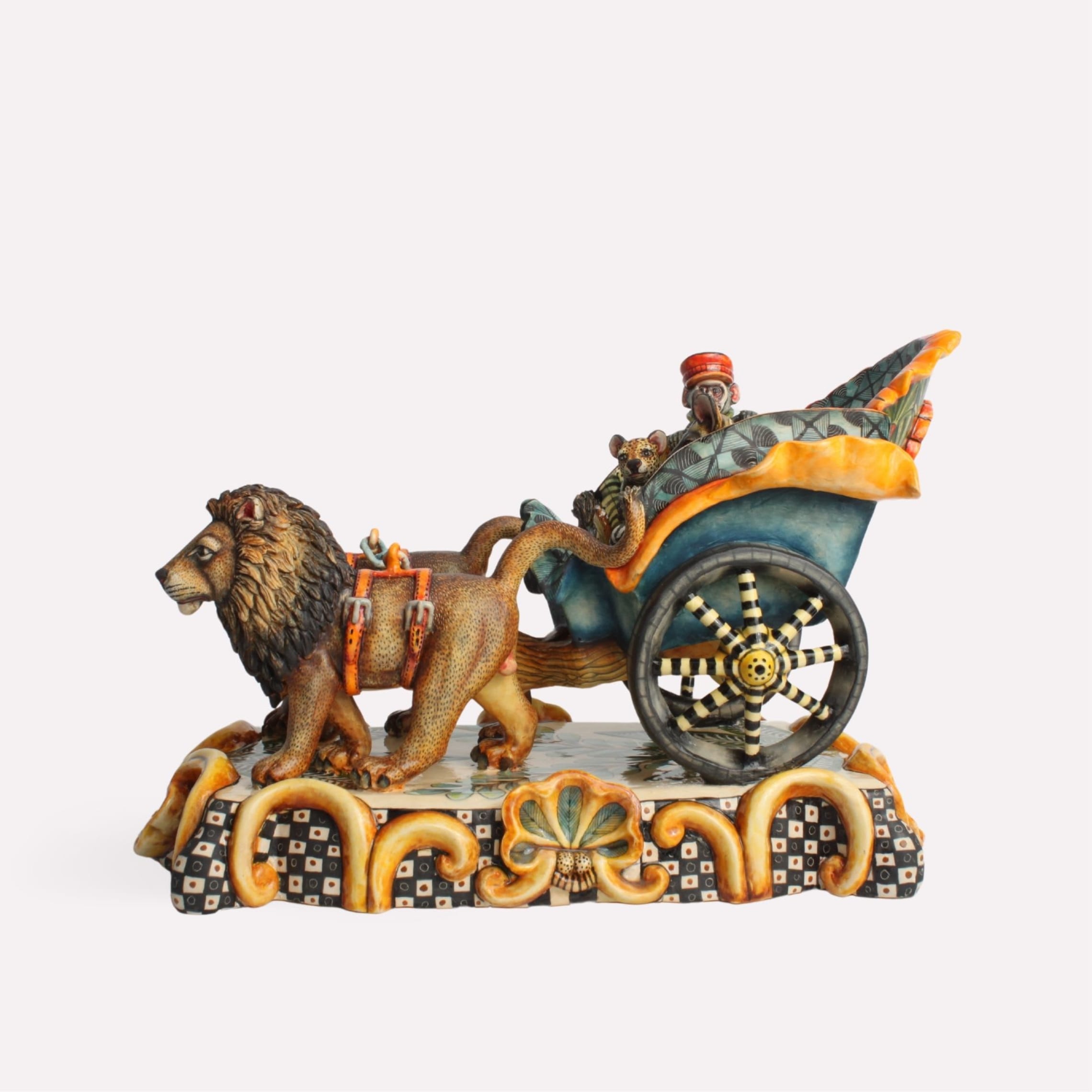 Lion Chariot by Qiniso Mungwe & Ayanda Mseleku | Strauss & Co