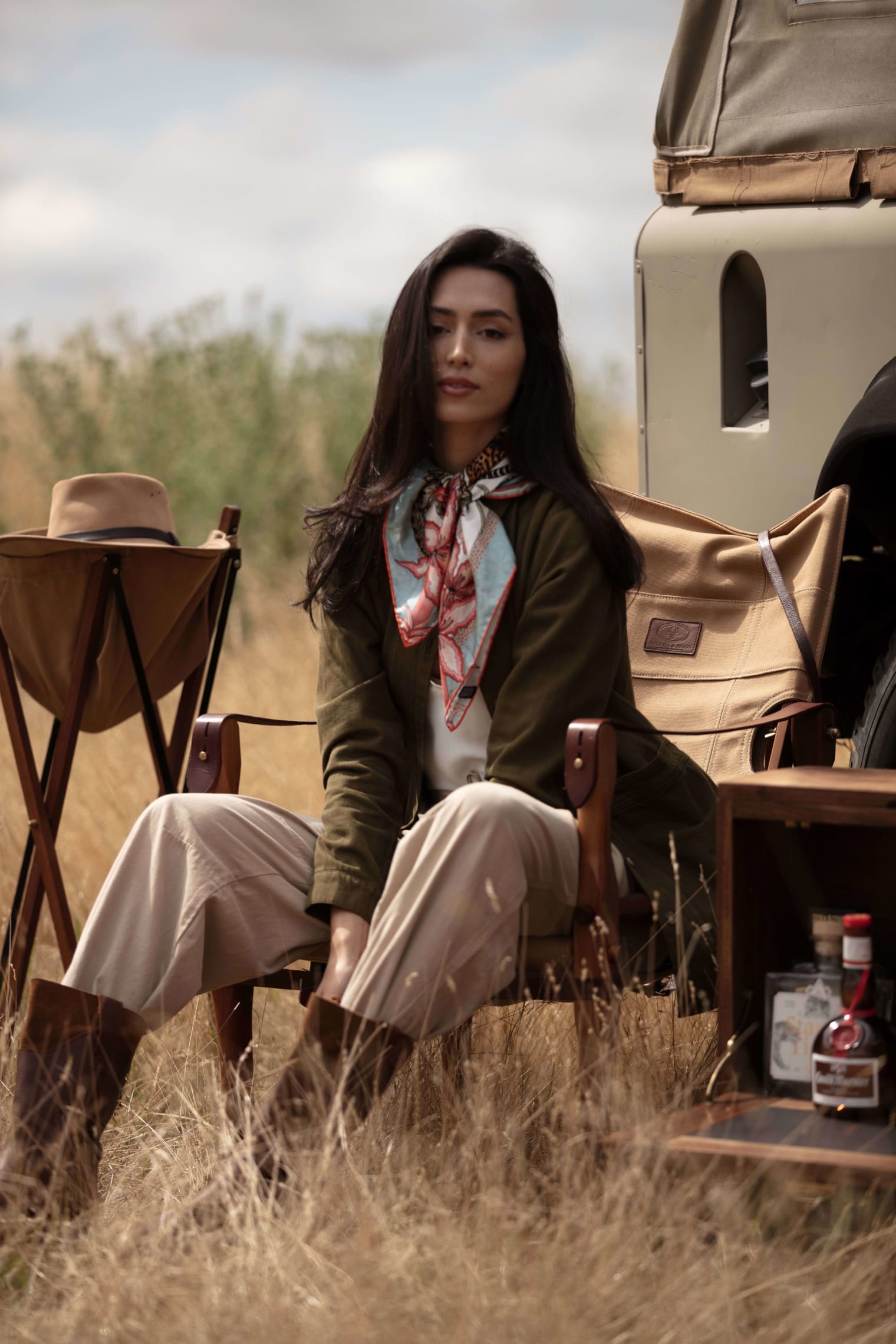 Sabie Kings Safari Wrap, Chalk by Catherine Berning & Sydney Nyabeze ...