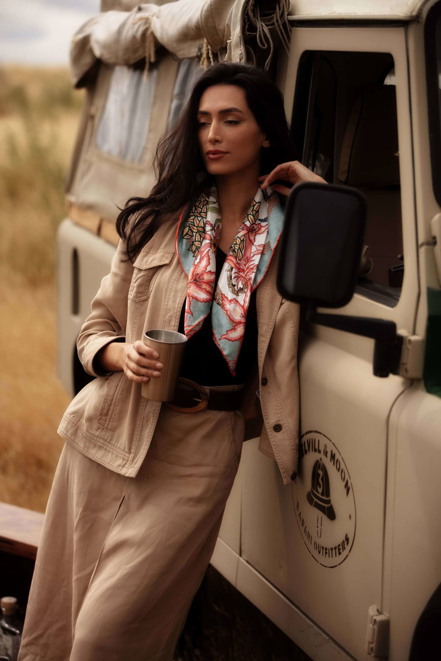 Sabie Kings Safari Wrap, Chalk by Catherine Berning & Sydney Nyabeze ...