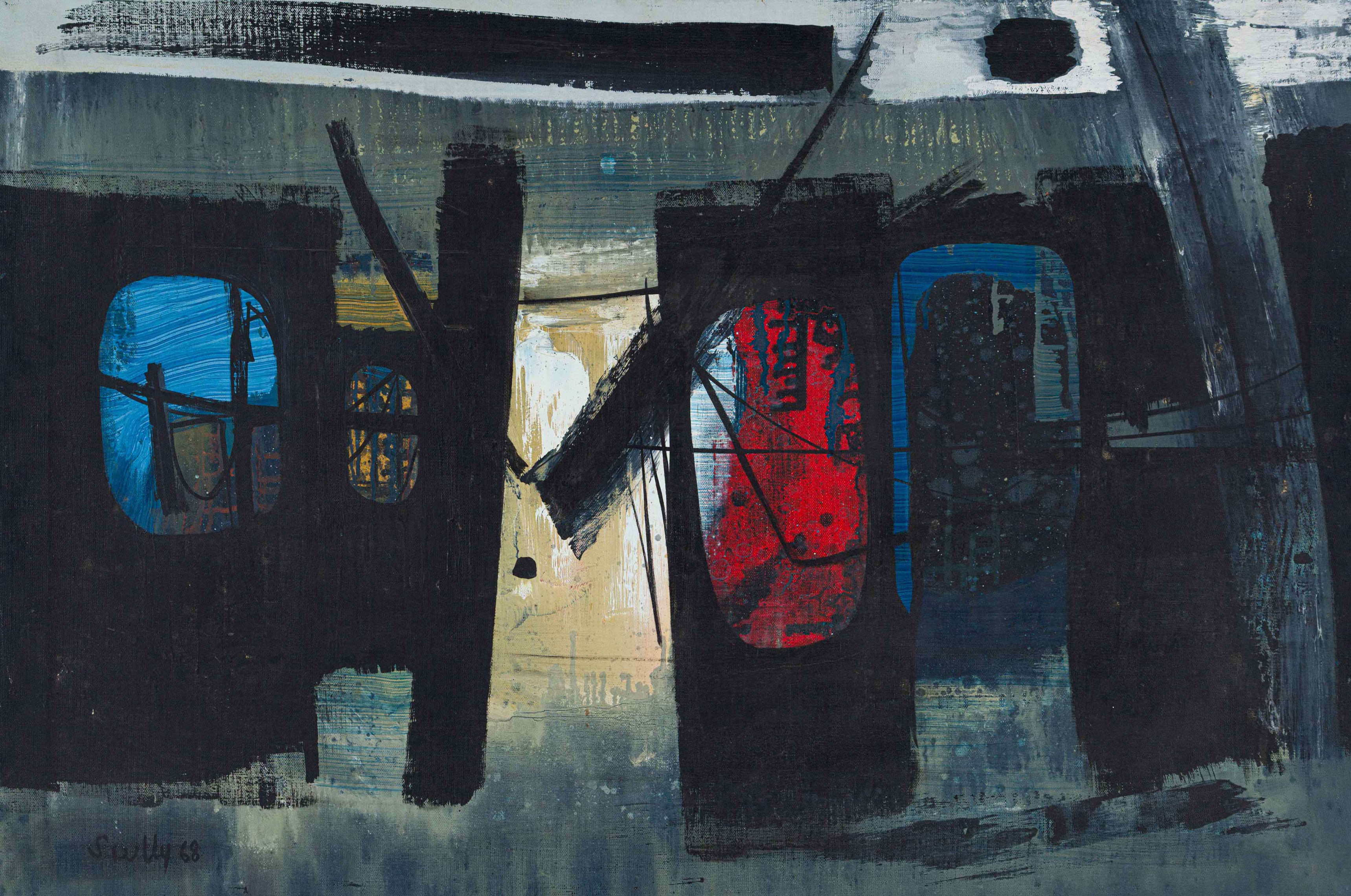 Abstract by Larry Scully | Strauss & Co