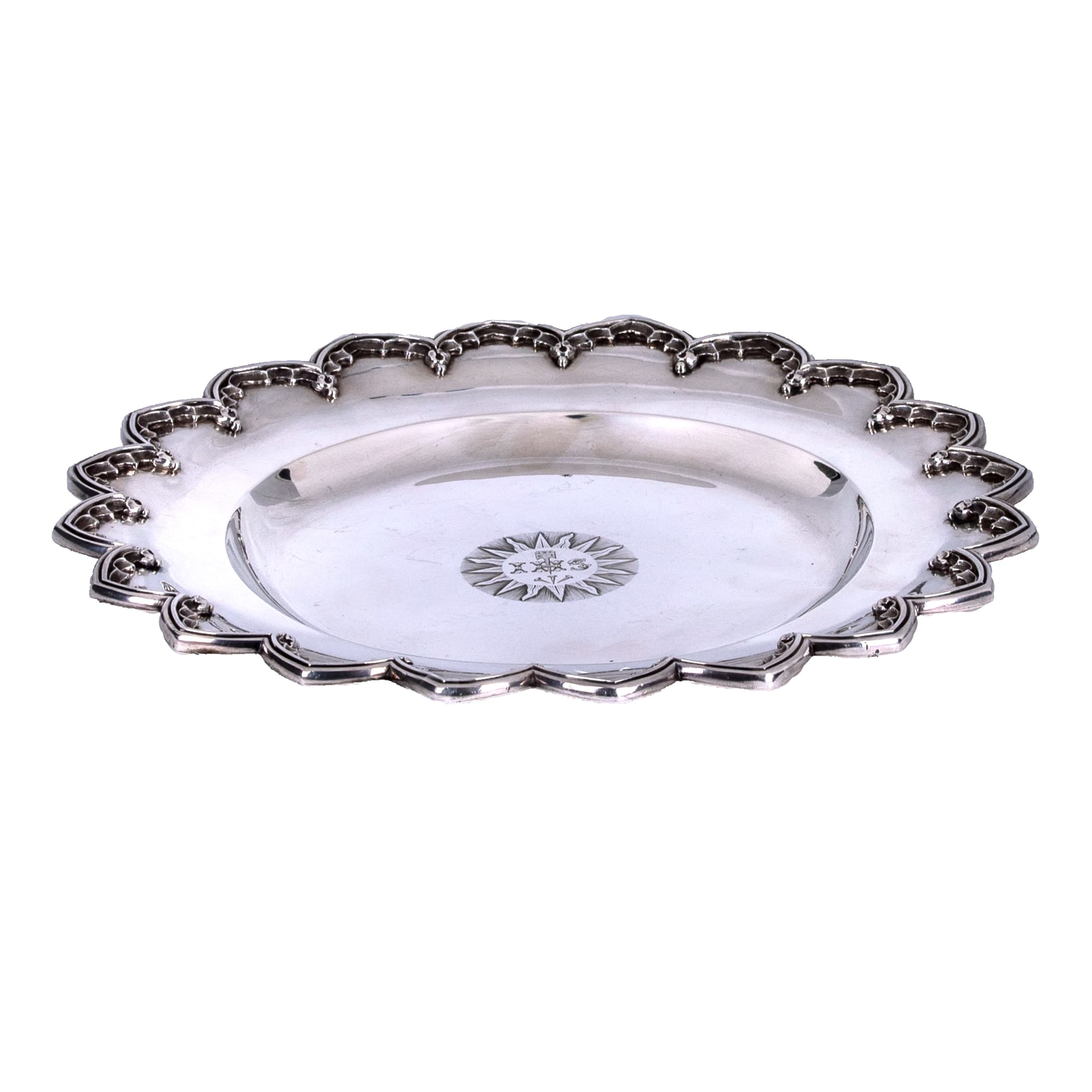 A Cape silver presentation alms dish, John Townsend, c.1824-1841 ...