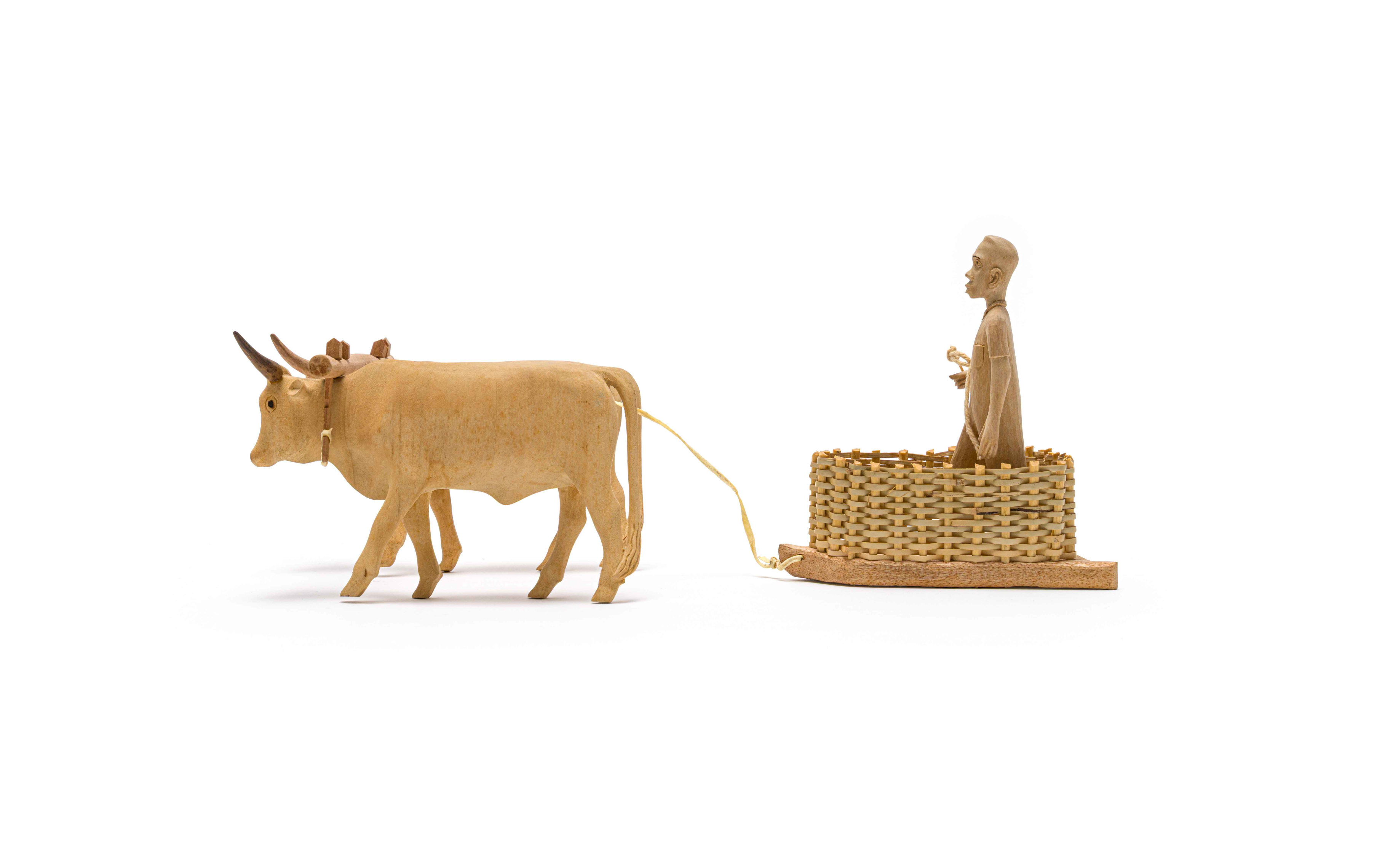 Ox Sled with Oxen and Rider by Julius Mfethe | Strauss & Co