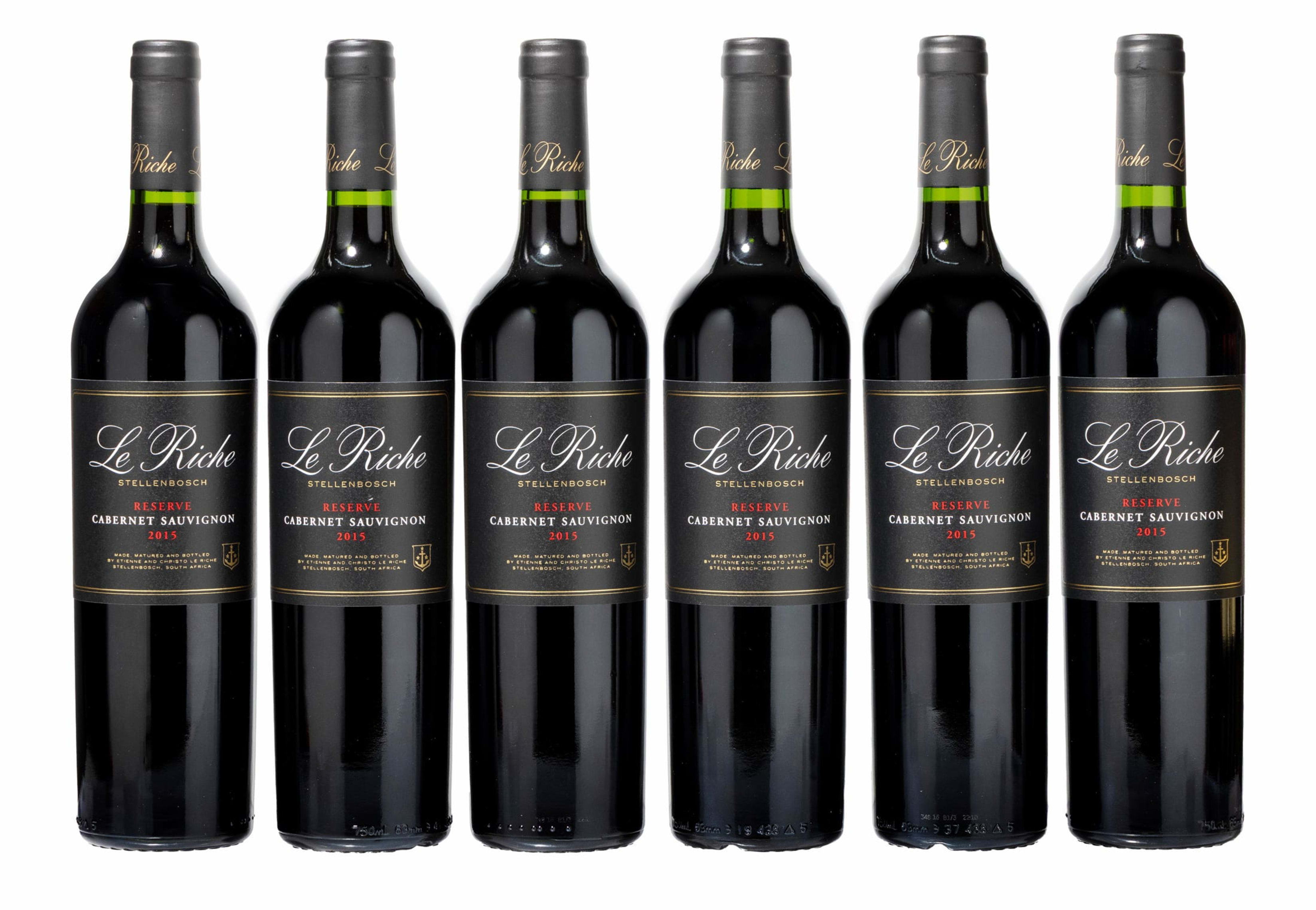 Reserve Cabernet Sauvignon 2015 6 (1 x 6) 750ml by Le Riche | Strauss & Co