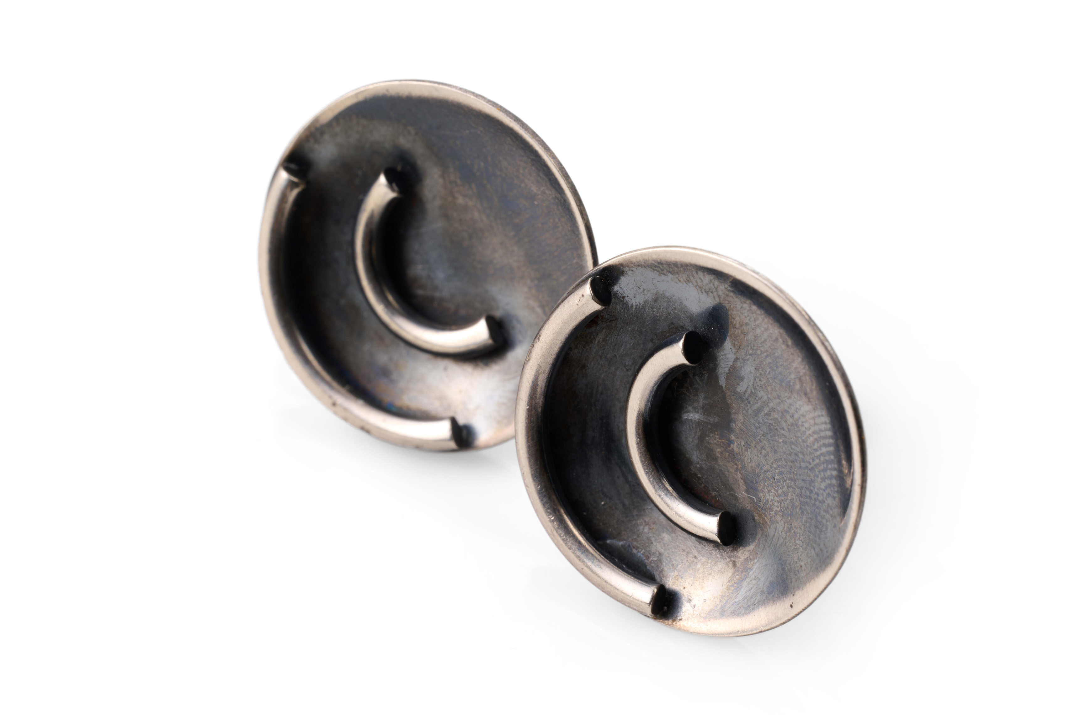 Birger Haglund disc earrings | Strauss & Co