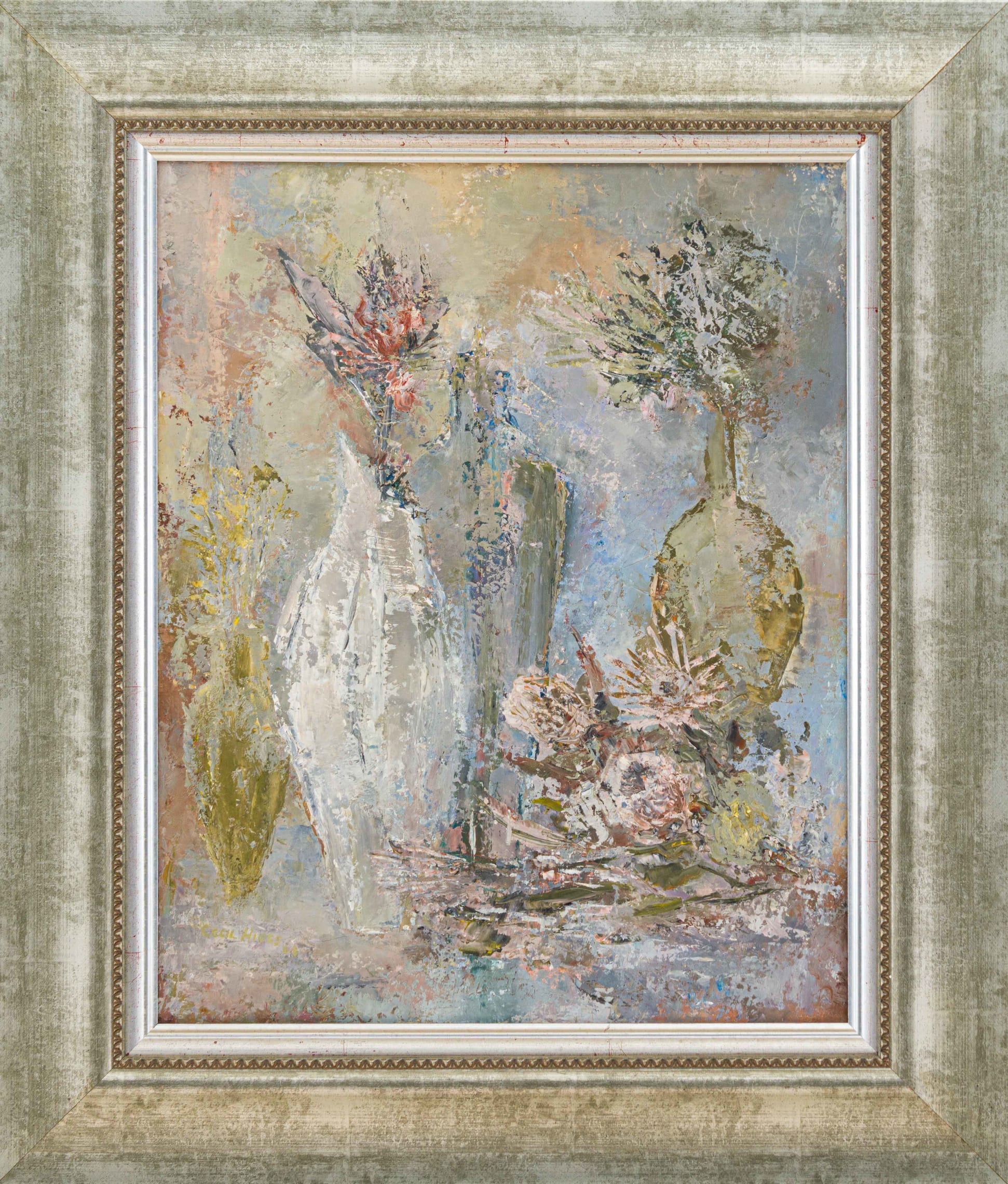 Abstract Still Life with Vases by Cecil Higgs | Strauss & Co
