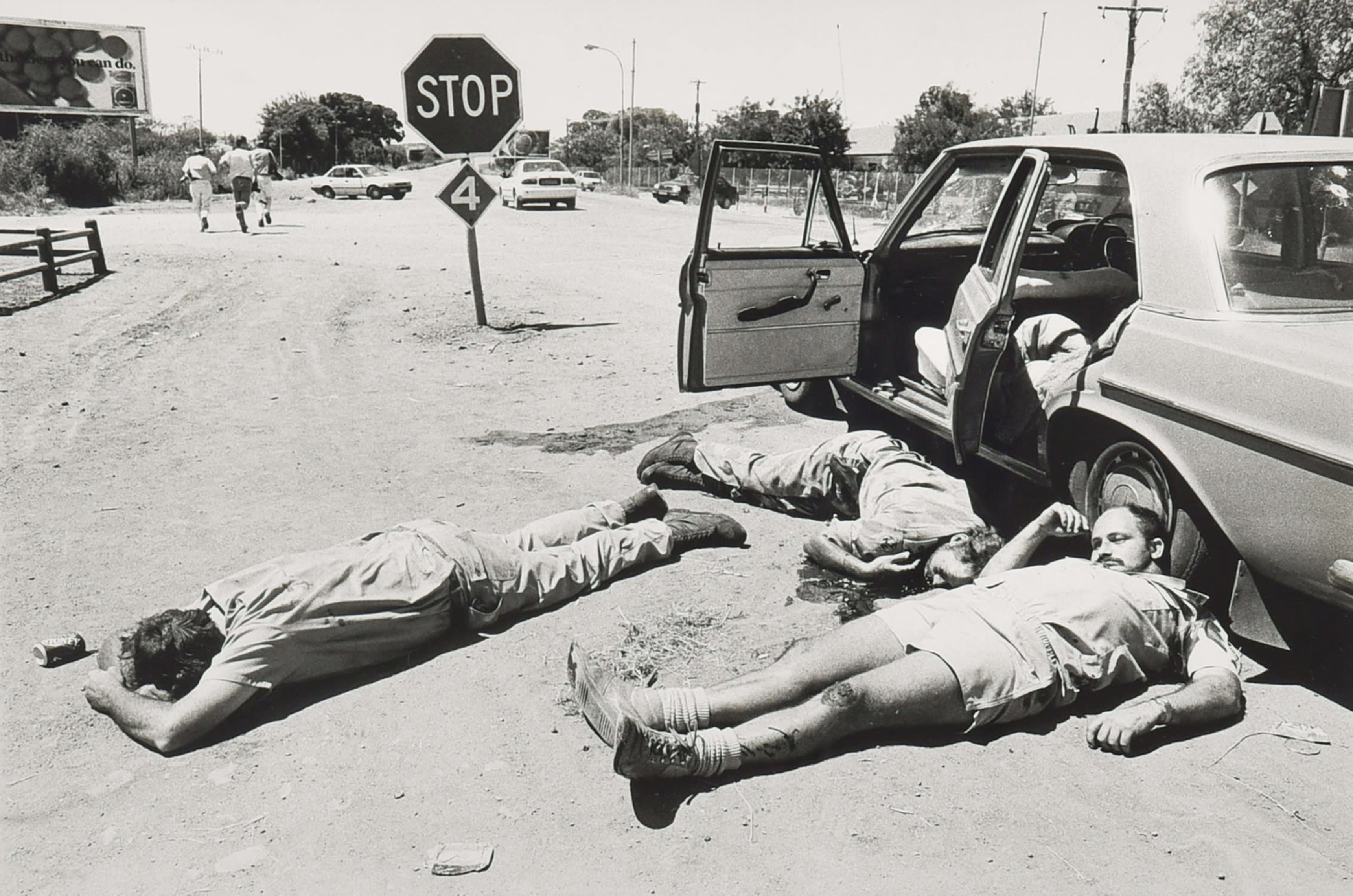 AWB Members Shot Dead - Executed - in Bophuthatswana, 1994, two by Greg Marinovich | Strauss & Co