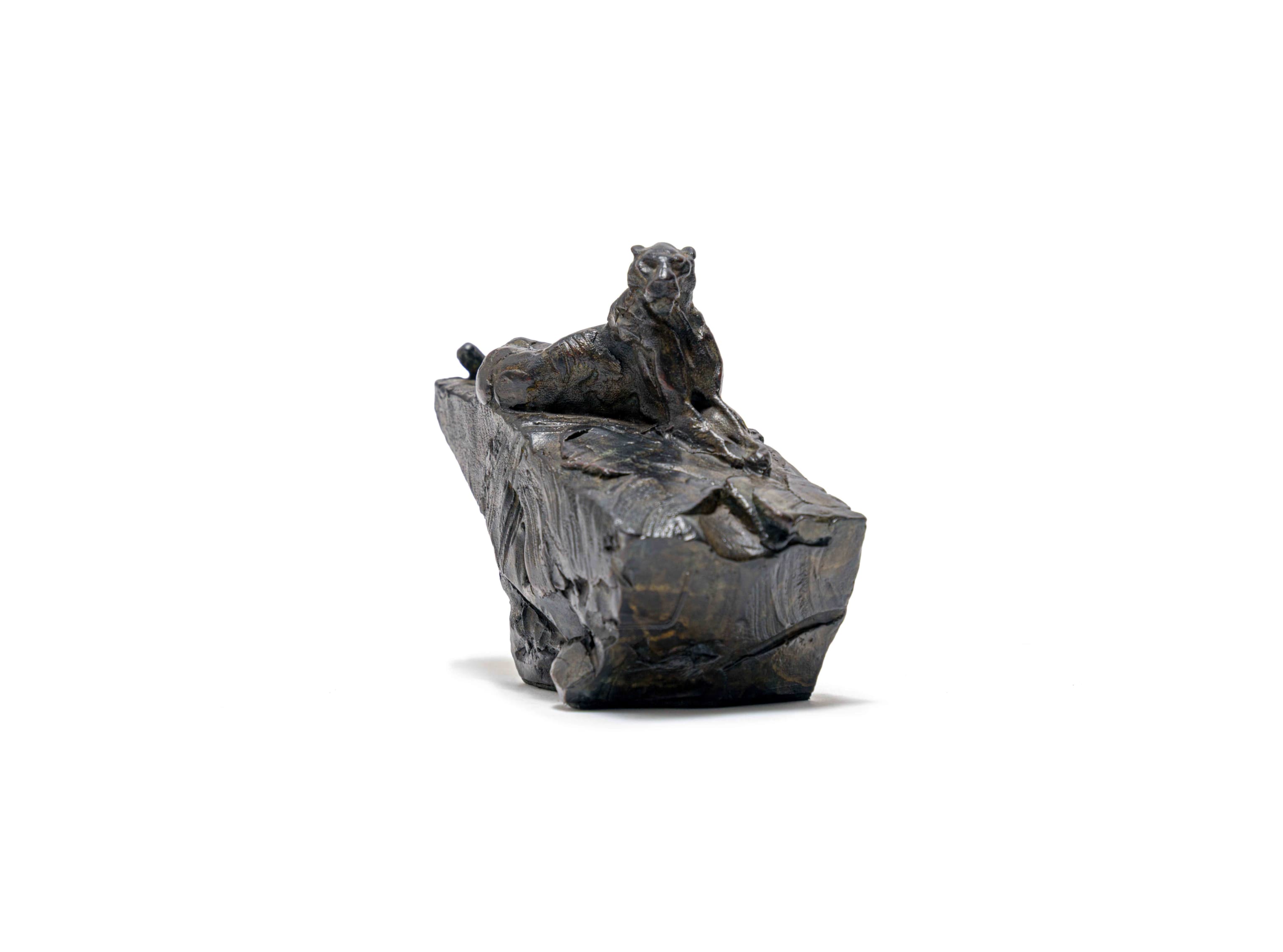 Elevated Leopard Miniature (S401) by Dylan Lewis | Strauss & Co