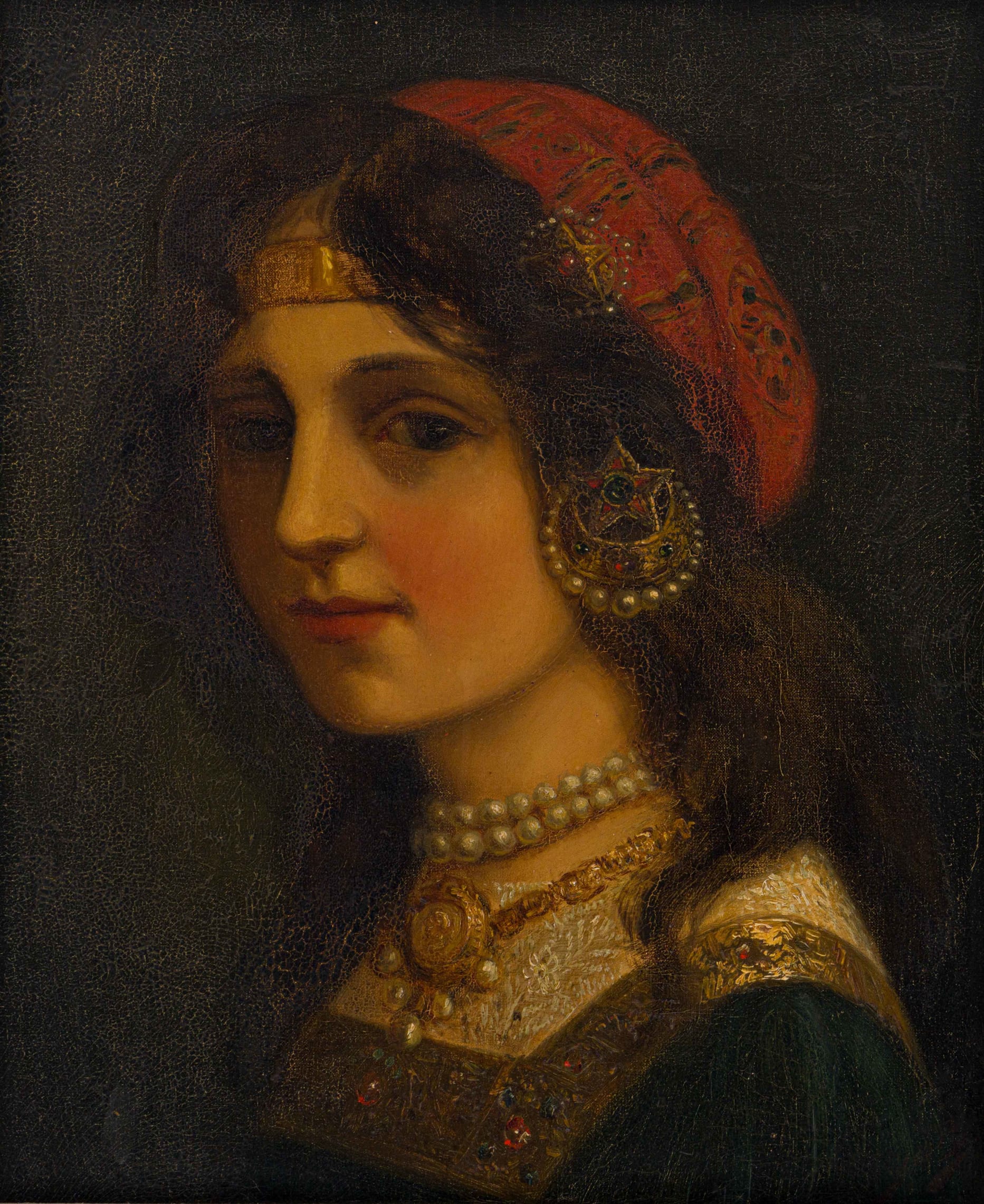 Portrait of a Lady by Italian School, 19th Century | Strauss & Co