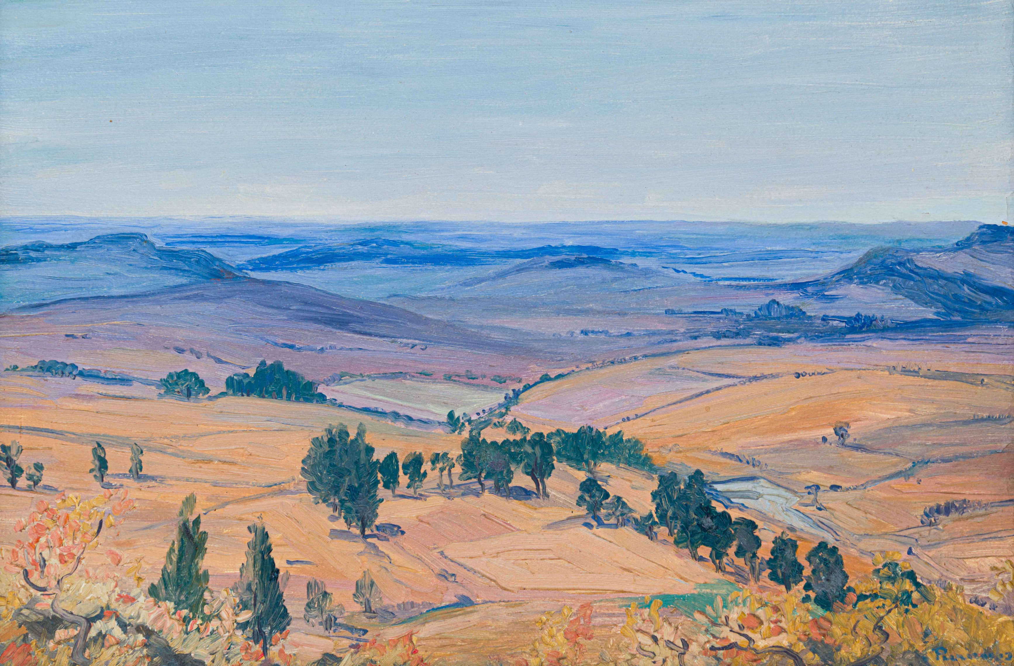 Landscape with Farmlands by Jacob Hendrik Pierneef | Strauss & Co