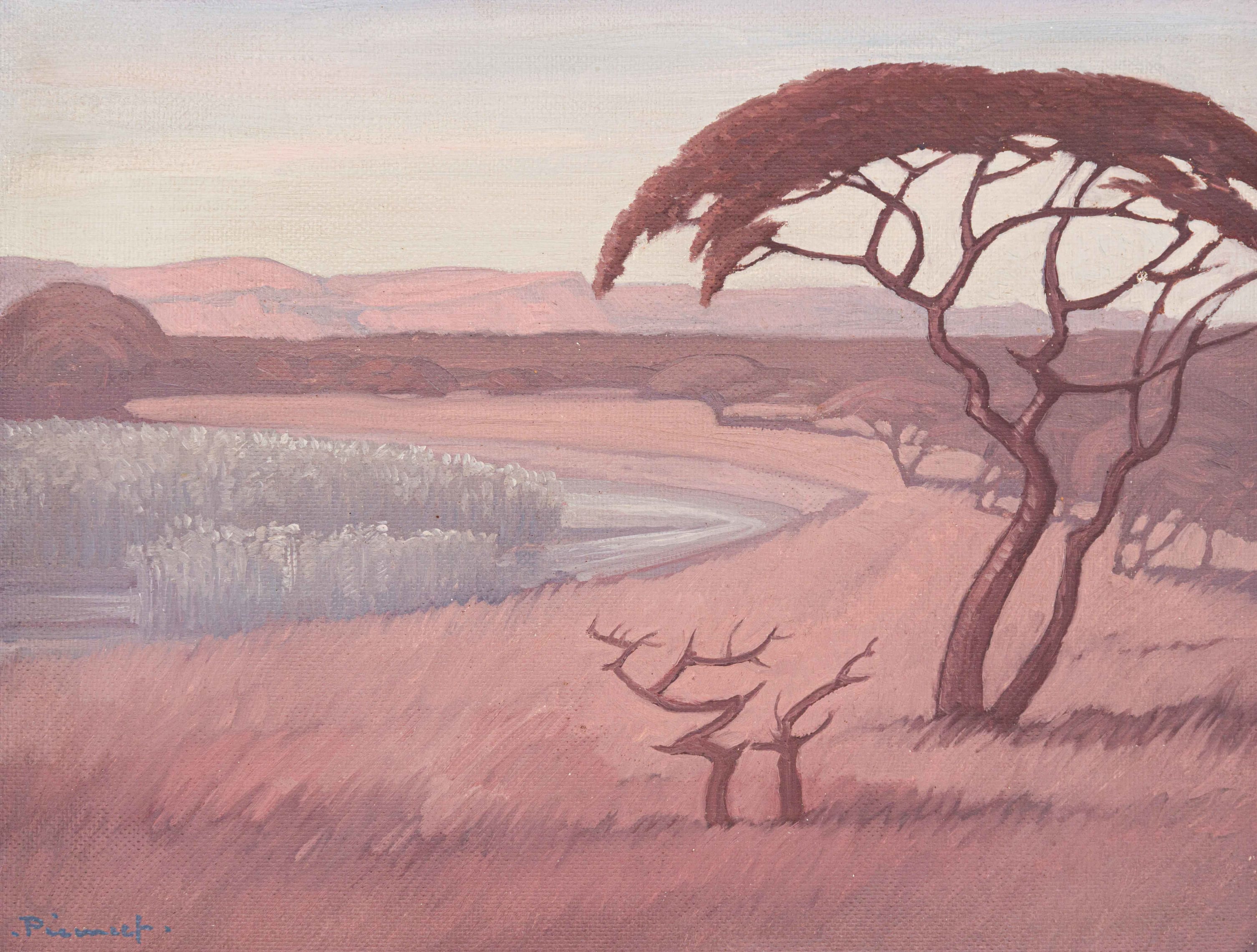 Landscape with Acacia Tree by Jacob Hendrik Pierneef | Strauss & Co