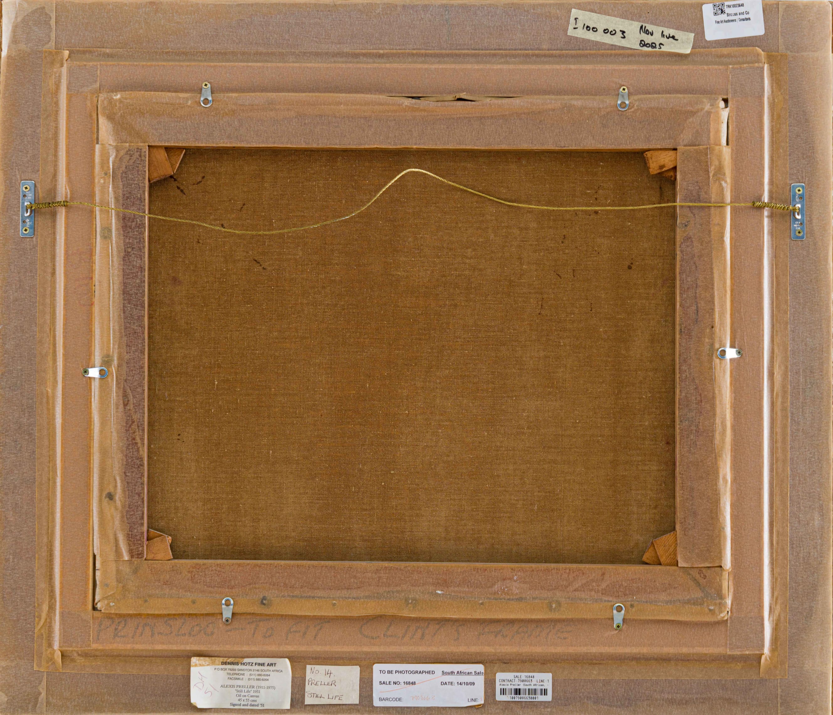 Still Life with Flowers, Fruit, Shell, and Vase by Alexis Preller ...