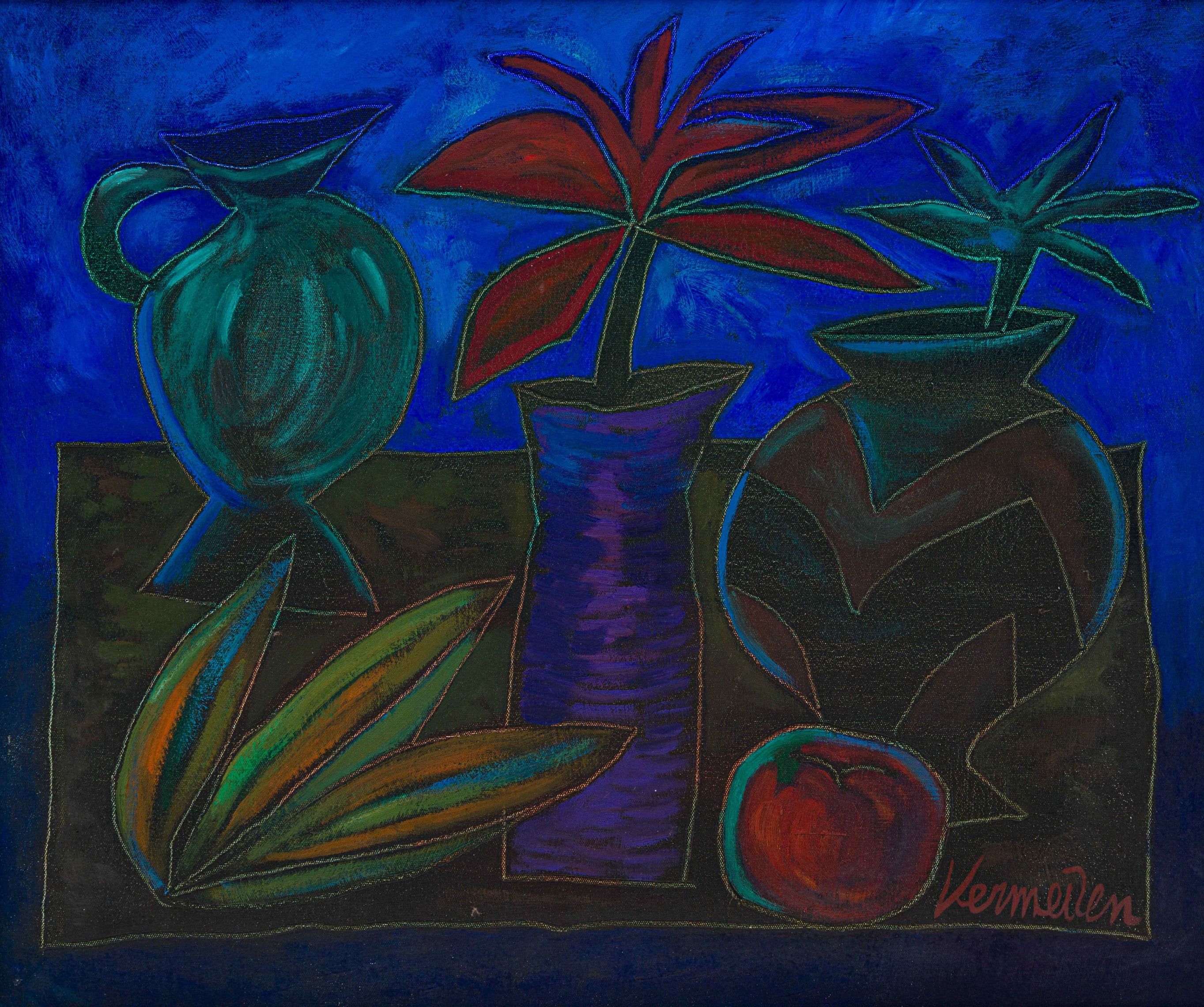 Still Life with Jug and Fruit by Jan Vermeiren | Strauss & Co
