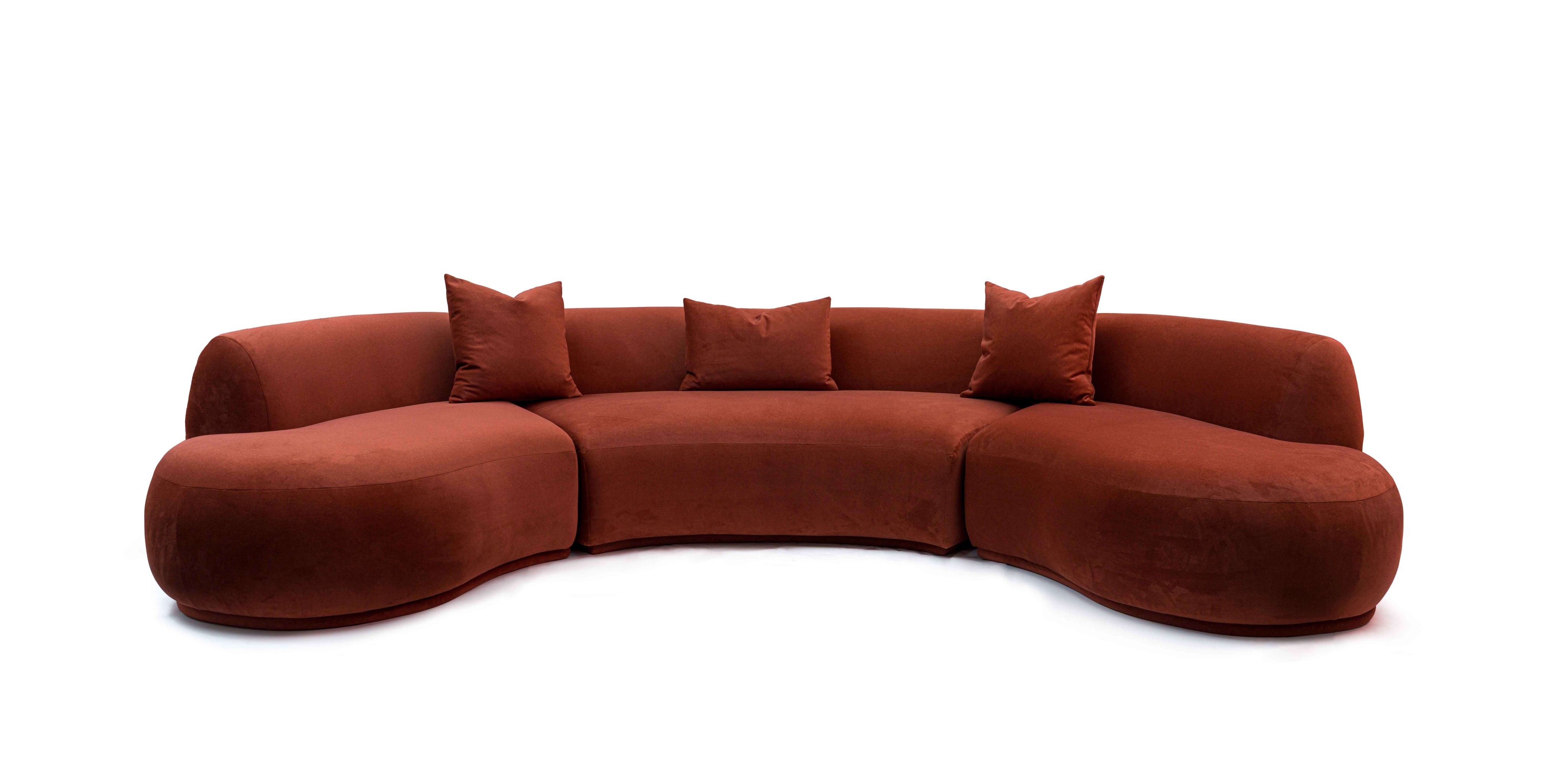 Curved modular sofa, South Africa | Strauss & Co