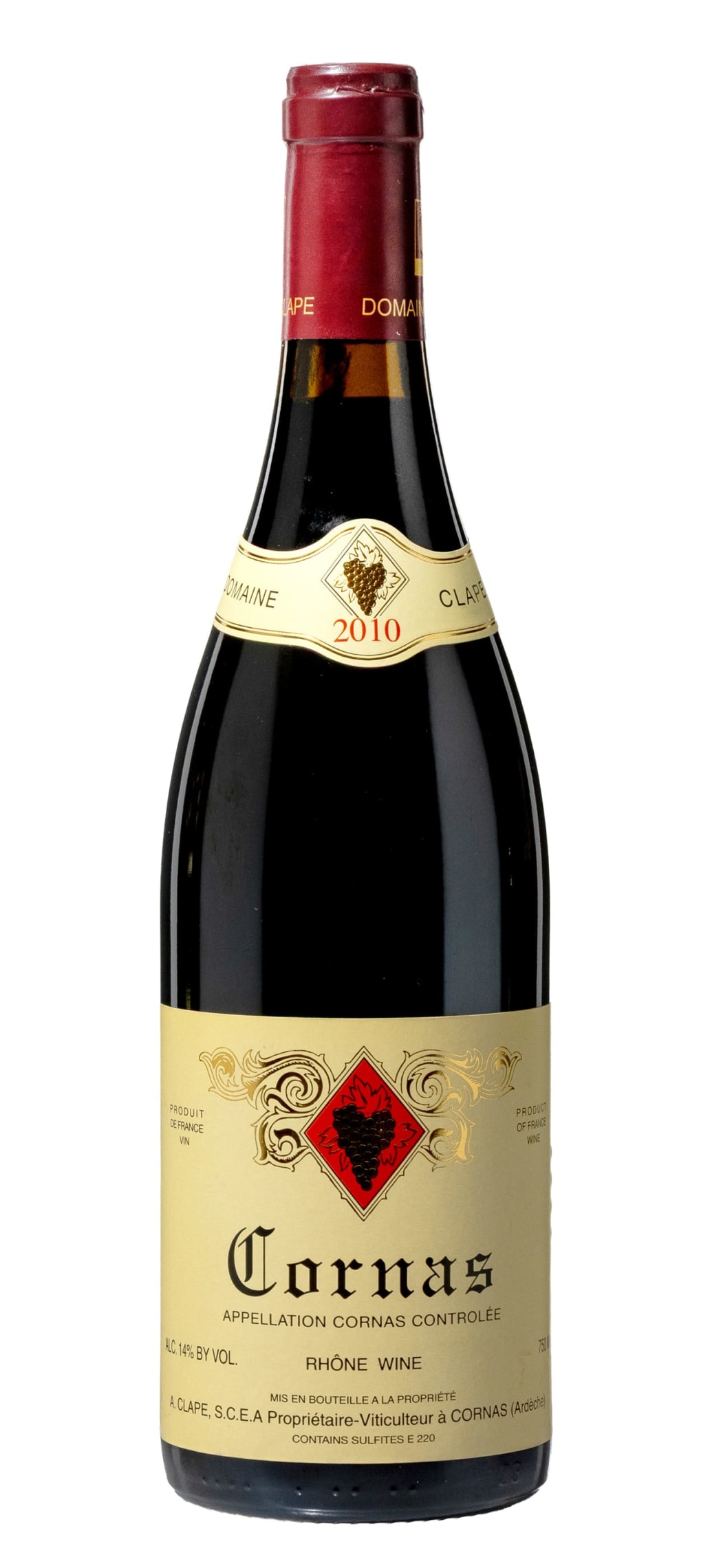Cornas 2010 1 (1 x 1) 750ml by Auguste Clape | Strauss & Co