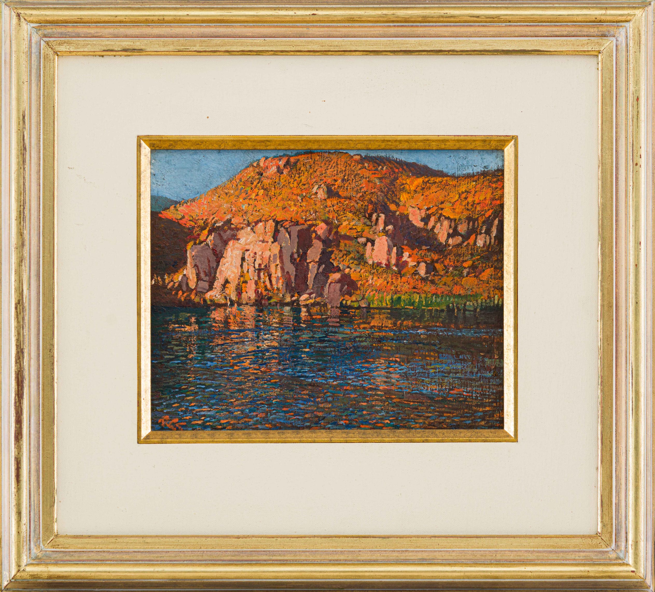 Rocky Outcrop and Lake by Robert Gwelo Goodman | Strauss & Co