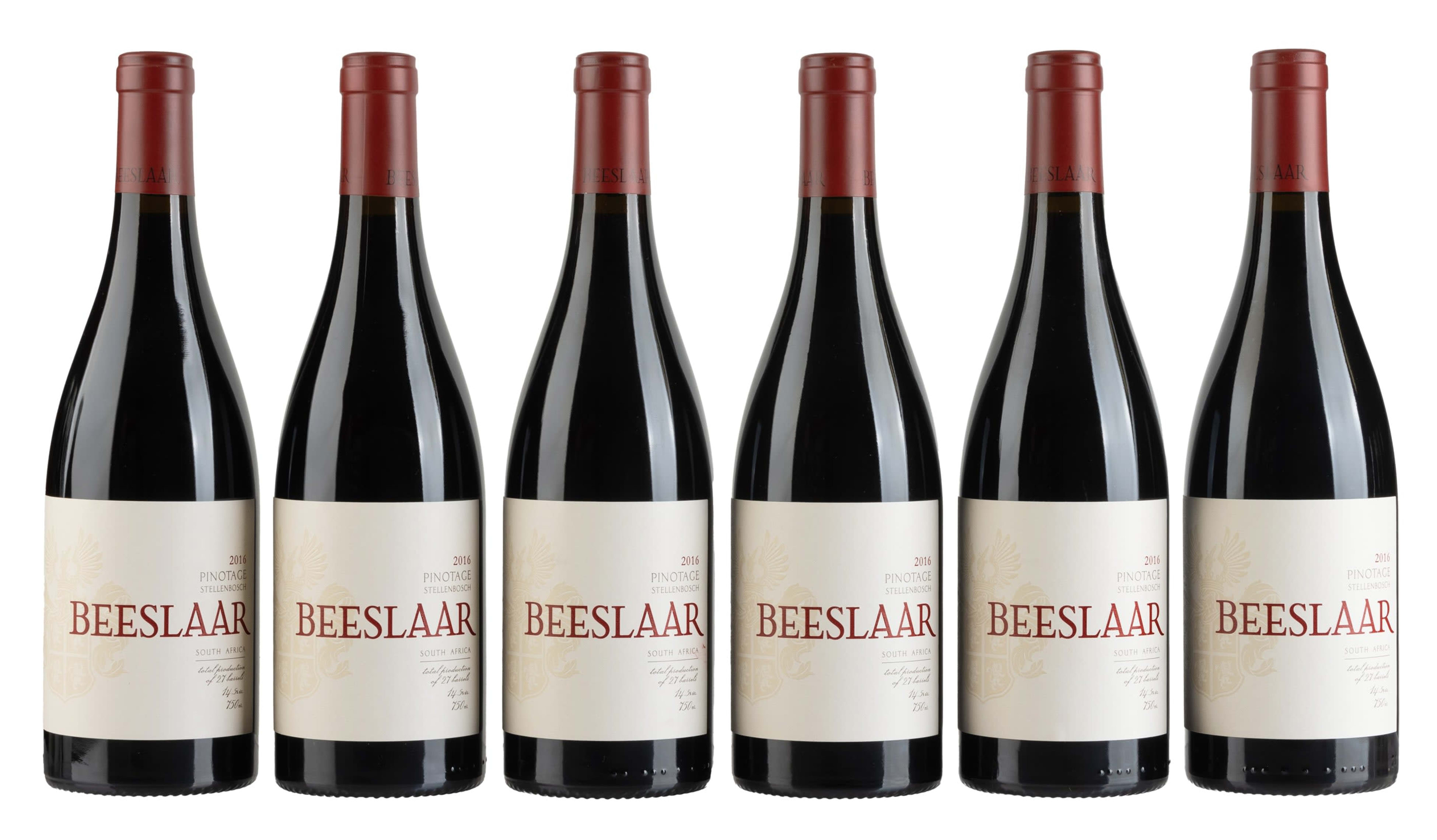 Pinotage 2016 6 (1 x 6) 750ml by Beeslaar | Strauss & Co