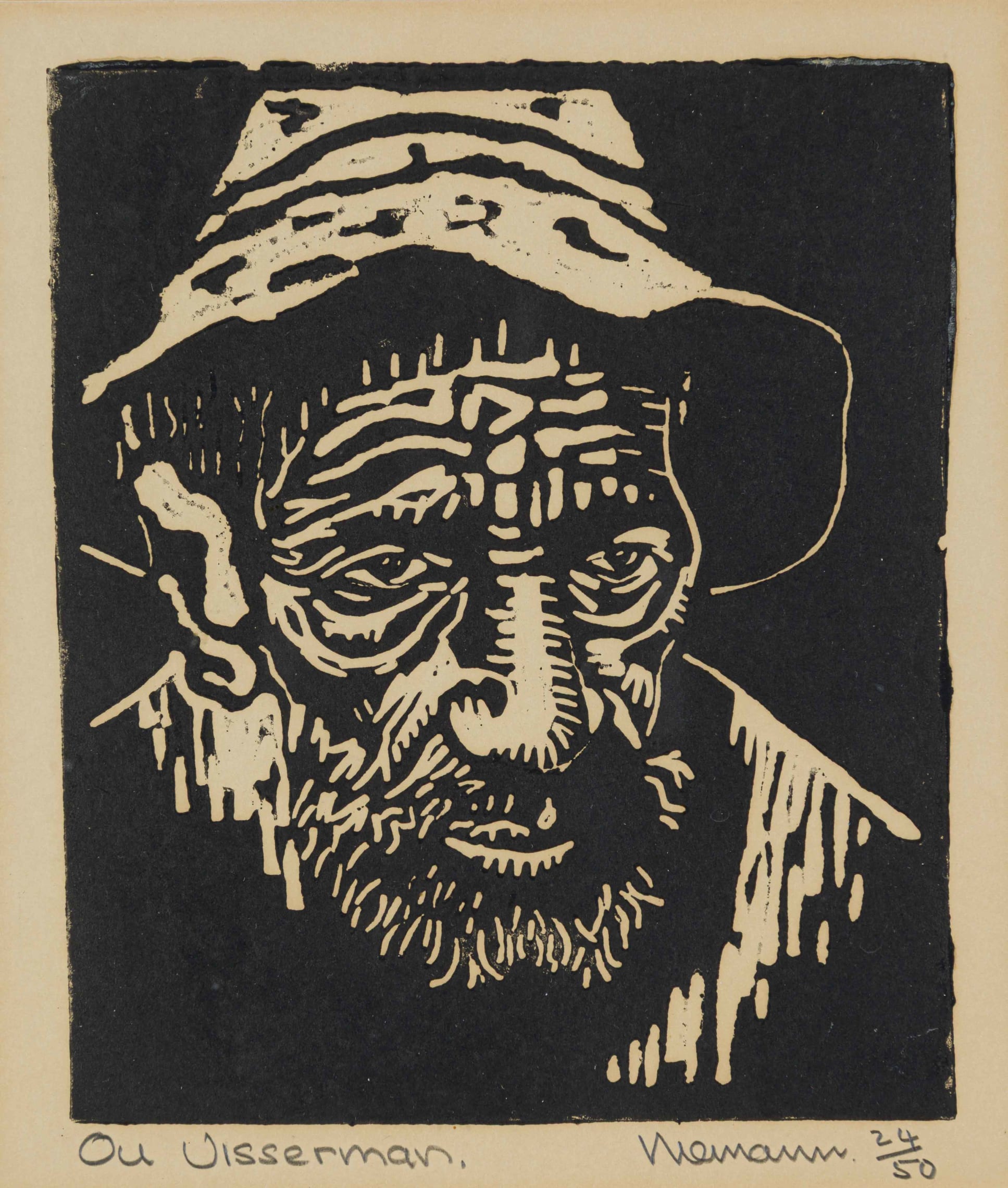 Ou Visserman (Old Fisherman) by Hennie Niemann Snr | Strauss & Co