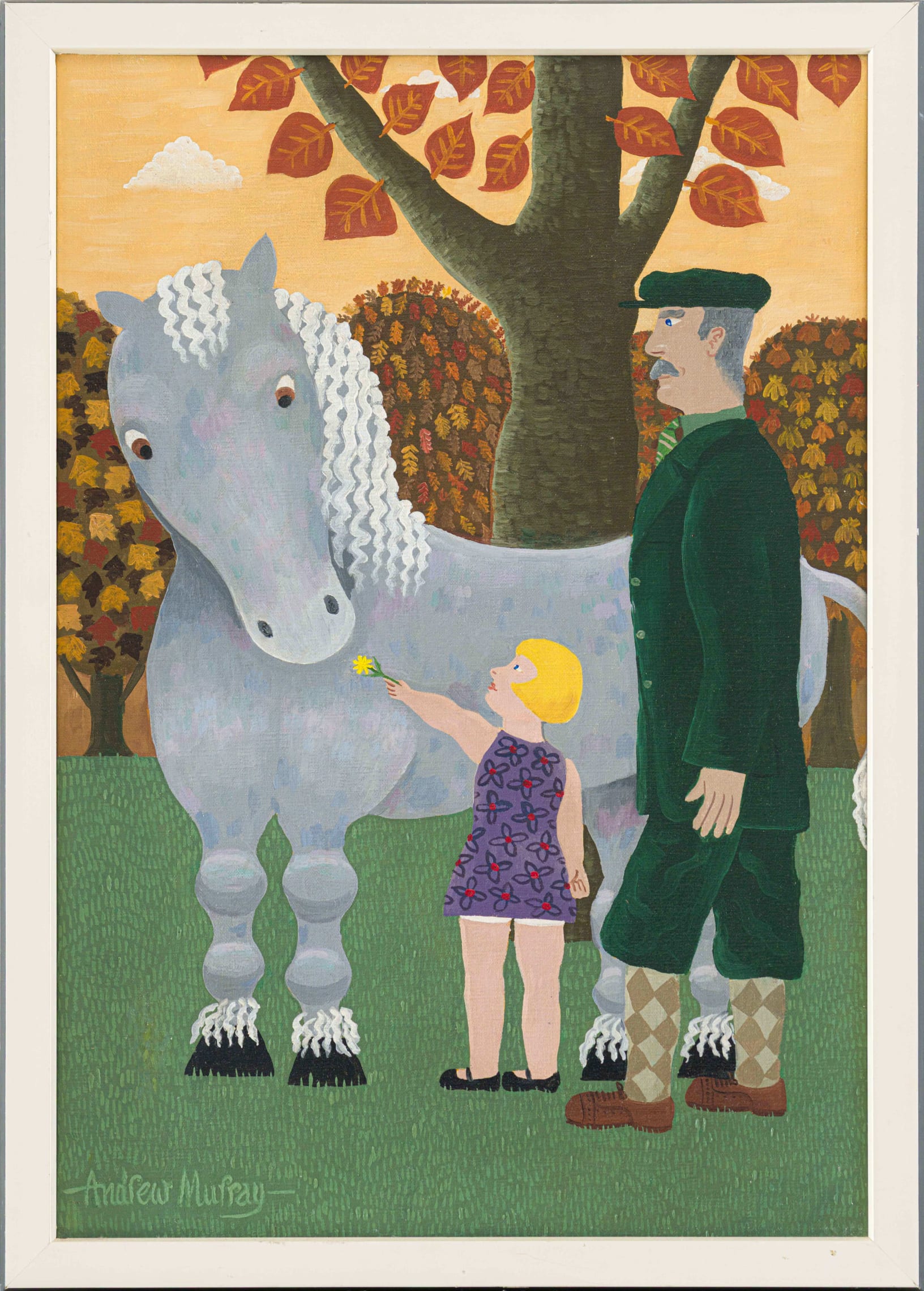 Man with Child and Horse by Andrew James Jowett Murray | Strauss & Co