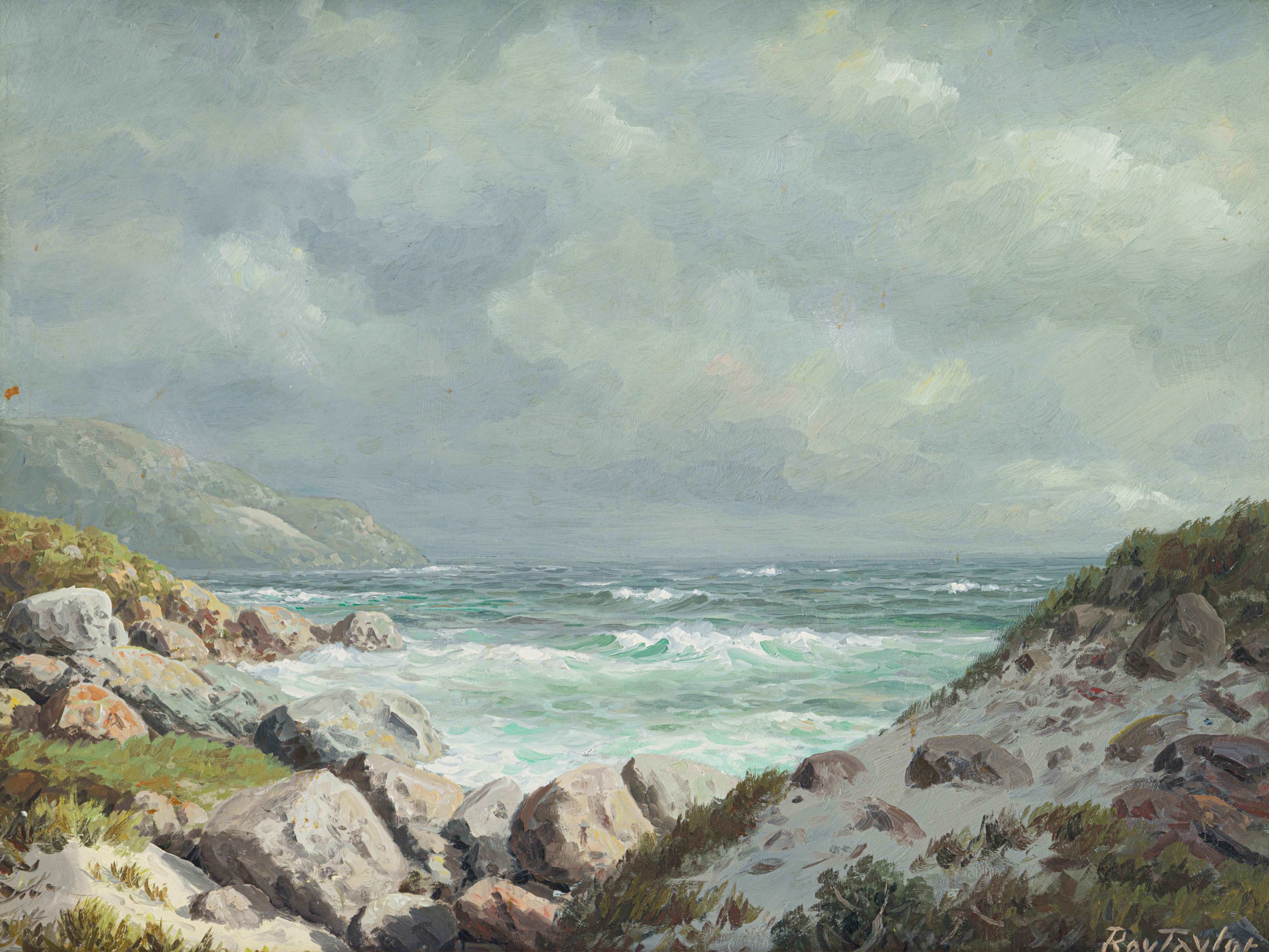Rocky Shoreline by Roy Taylor | Strauss & Co