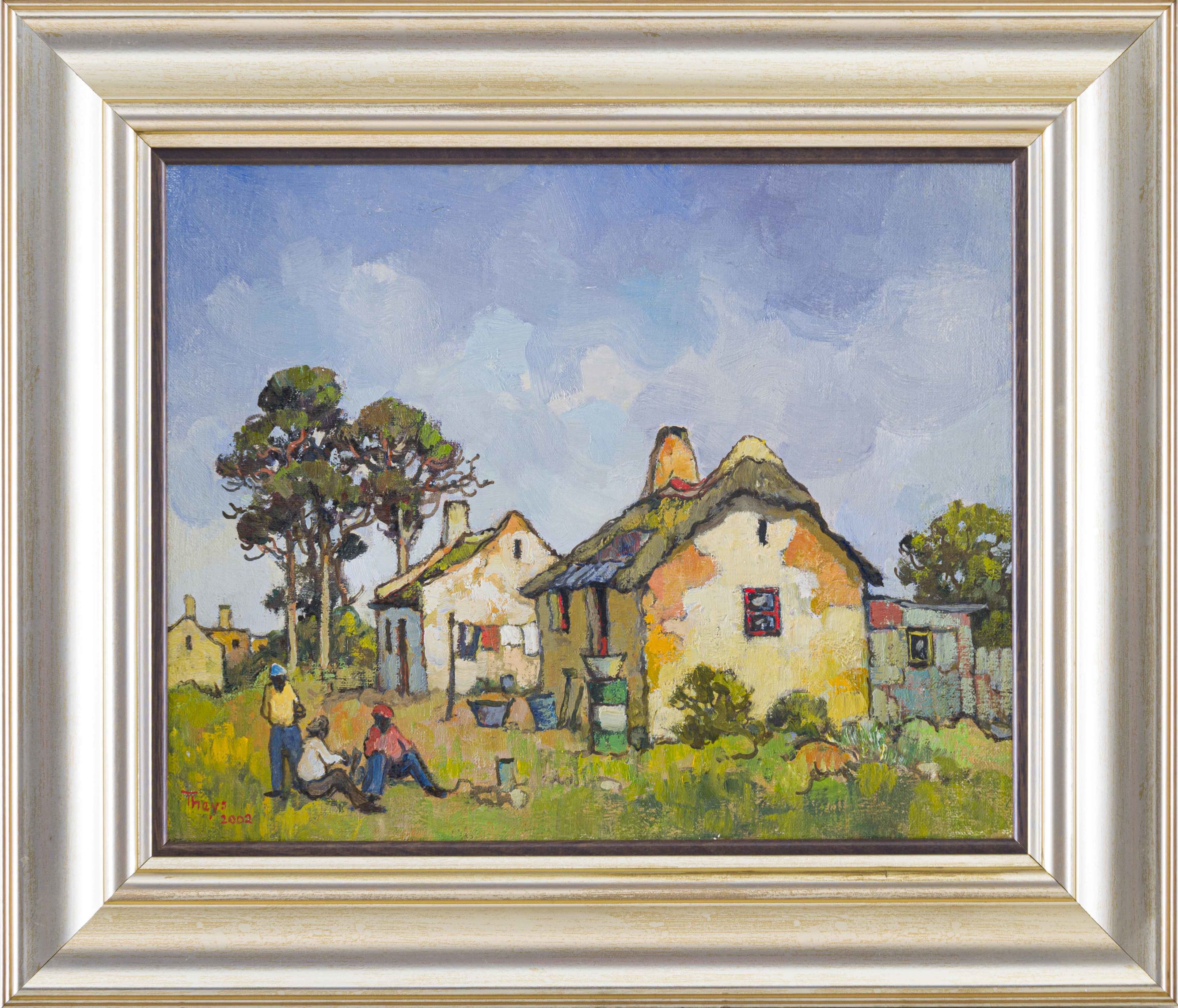 Pella - Western Cape, Cottages and Bluegum Trees by Conrad Theys ...
