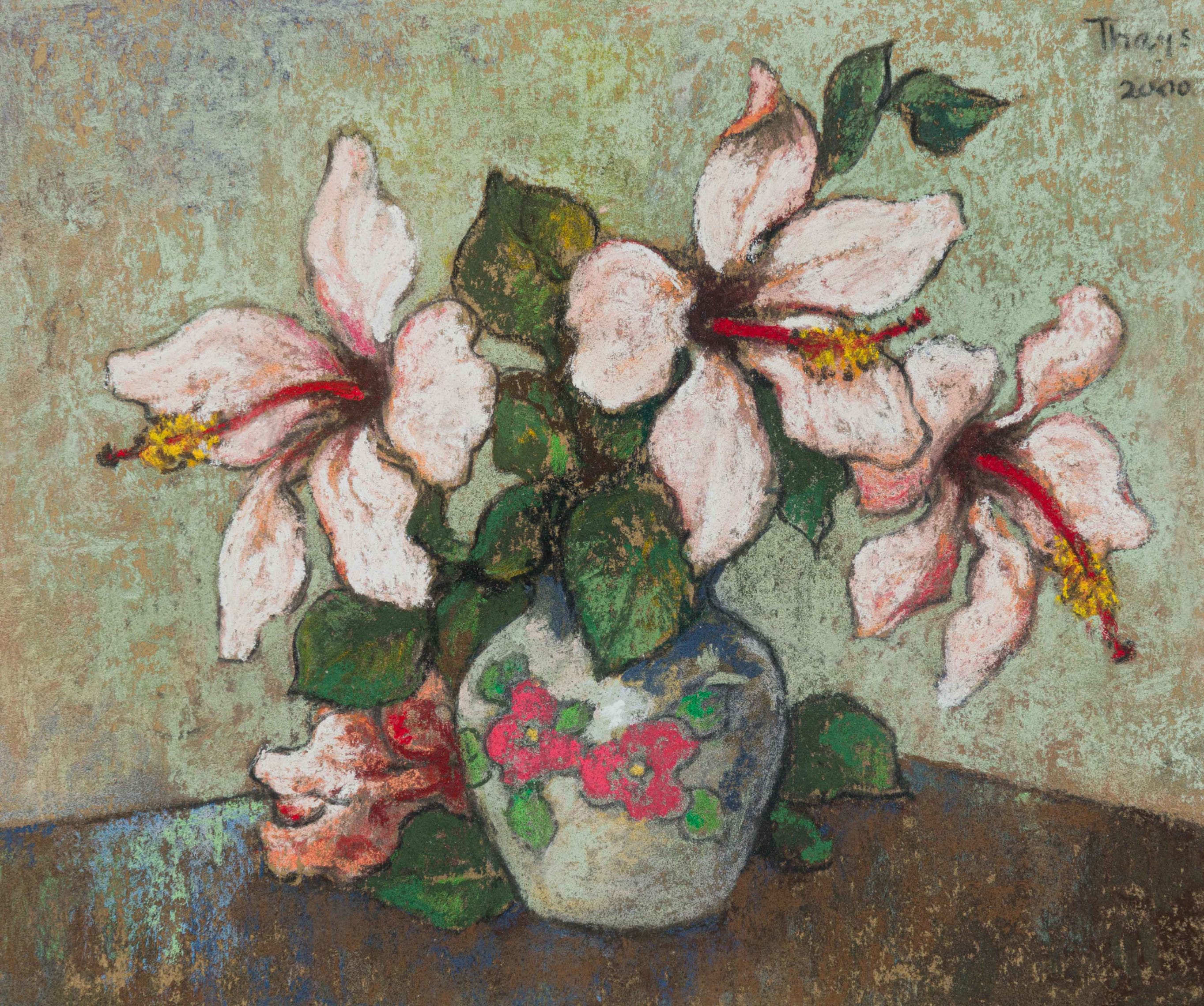 Hibiscuses in a Vase by Conrad Theys | Strauss & Co