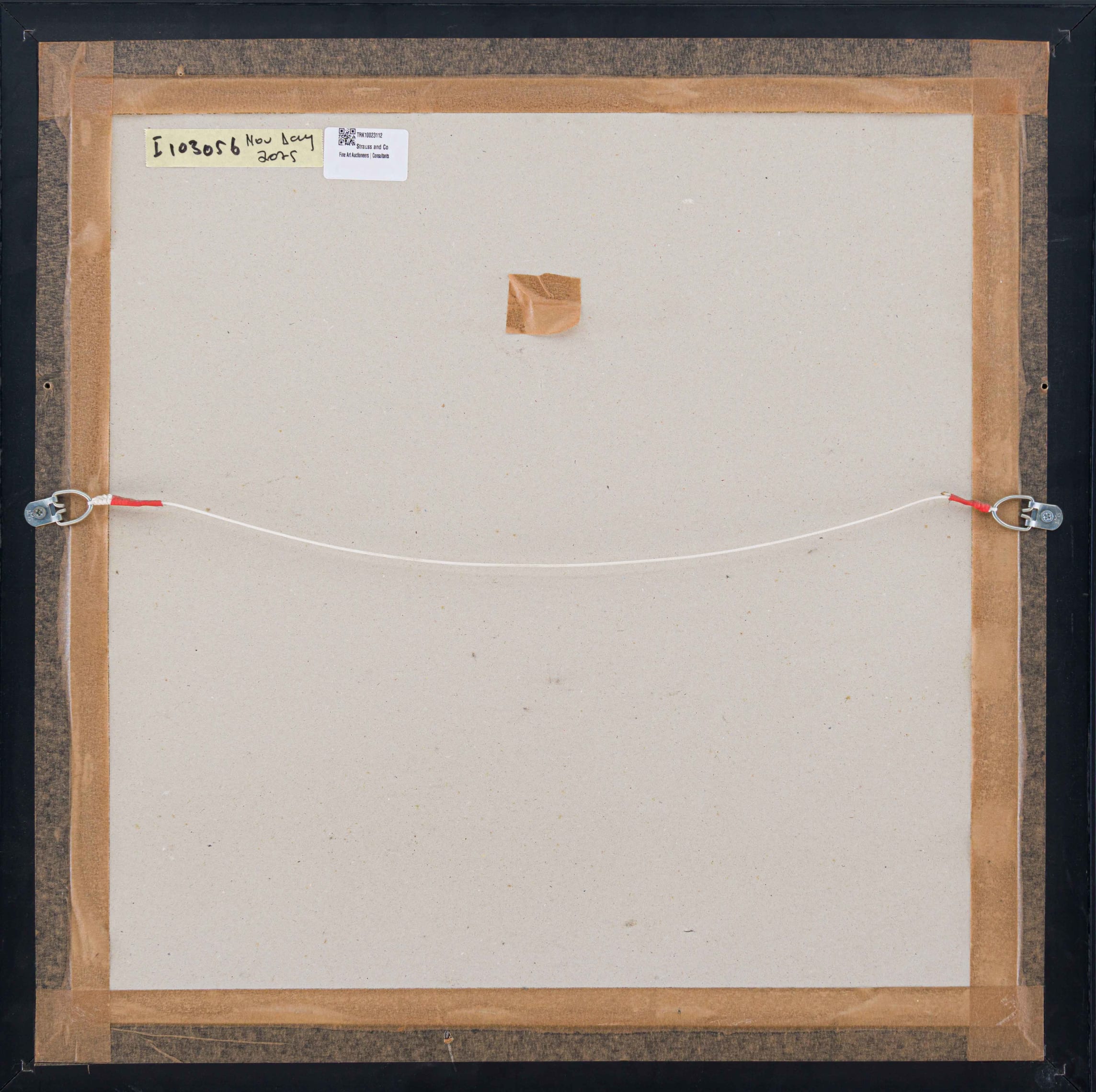 Abstract Circular Composition in Red by Larry Scully | Strauss & Co