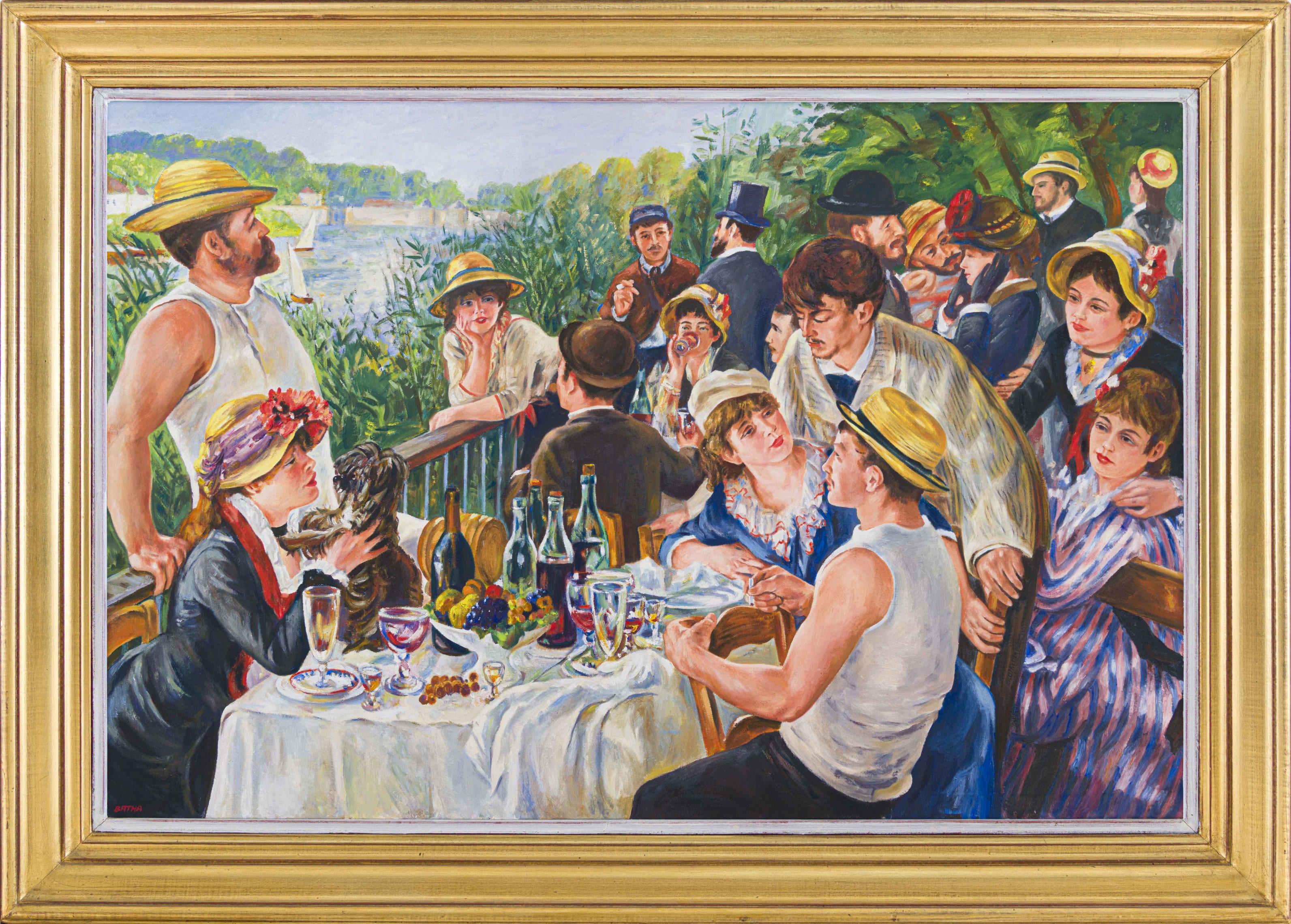 After Renoir, Luncheon of the Boating Party by Gerhard Batha | Strauss & Co