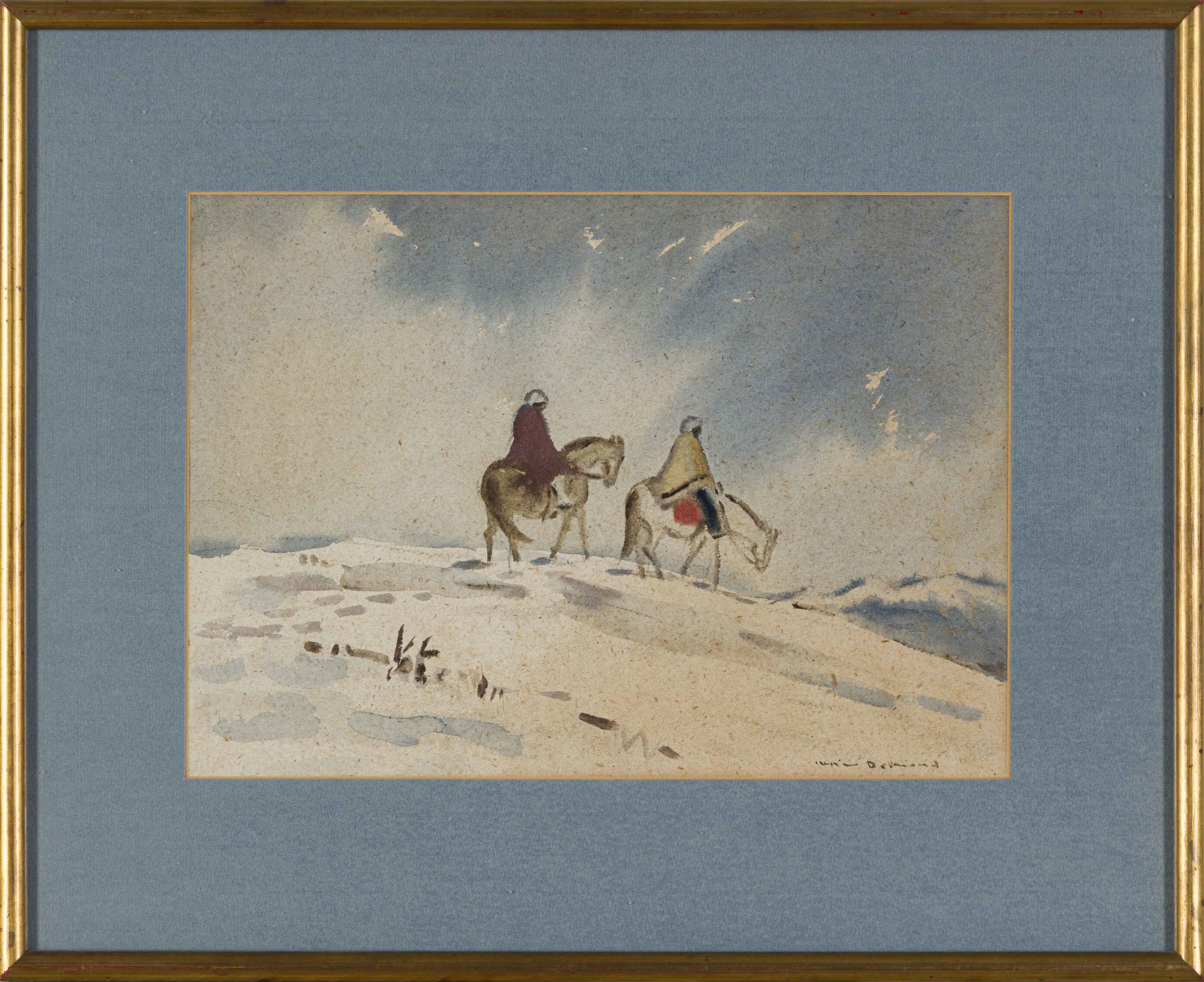 Basuto Riders in Snow by Nerine Desmond | Strauss & Co