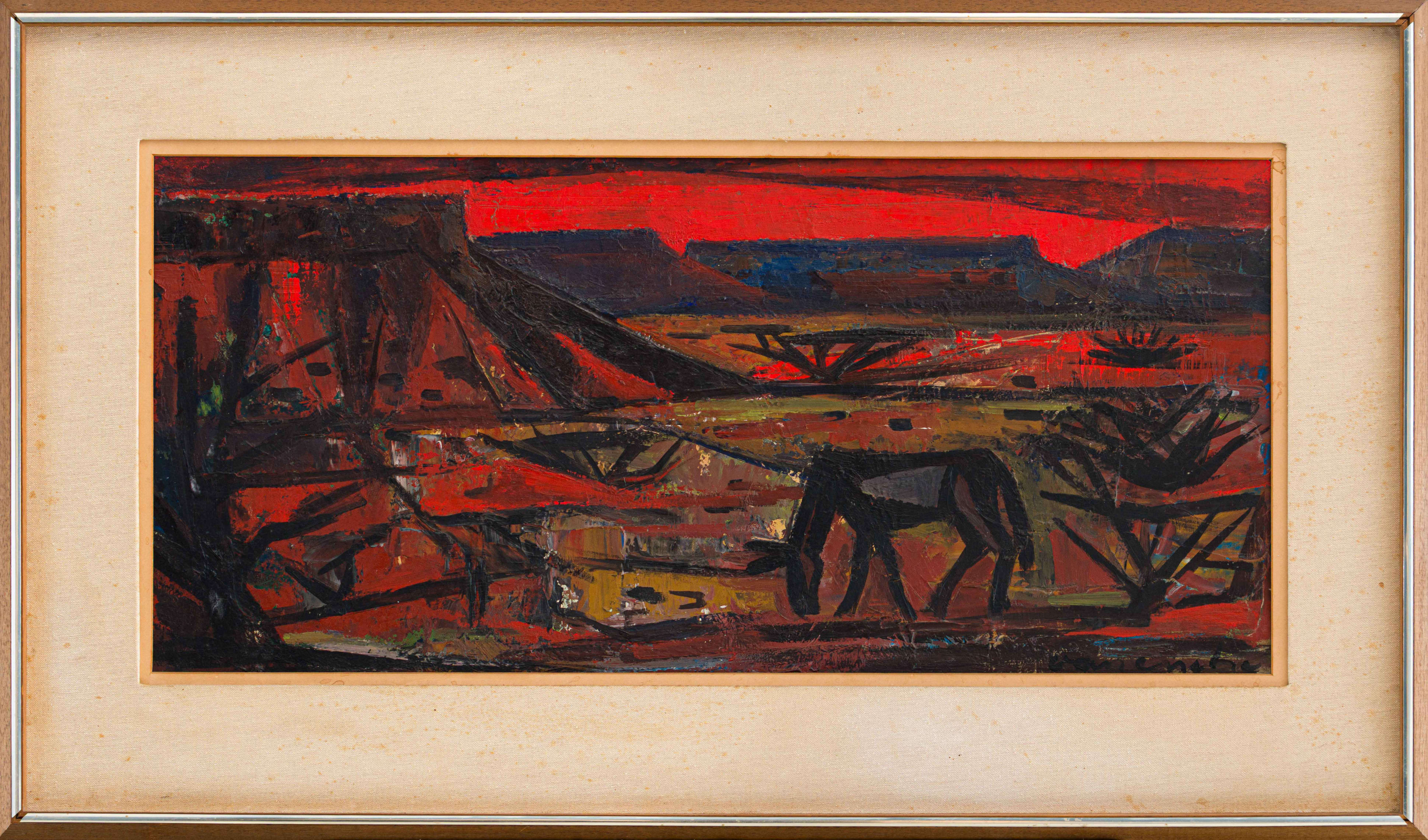 Landscape with Donkey by Maurice van Essche | Strauss & Co