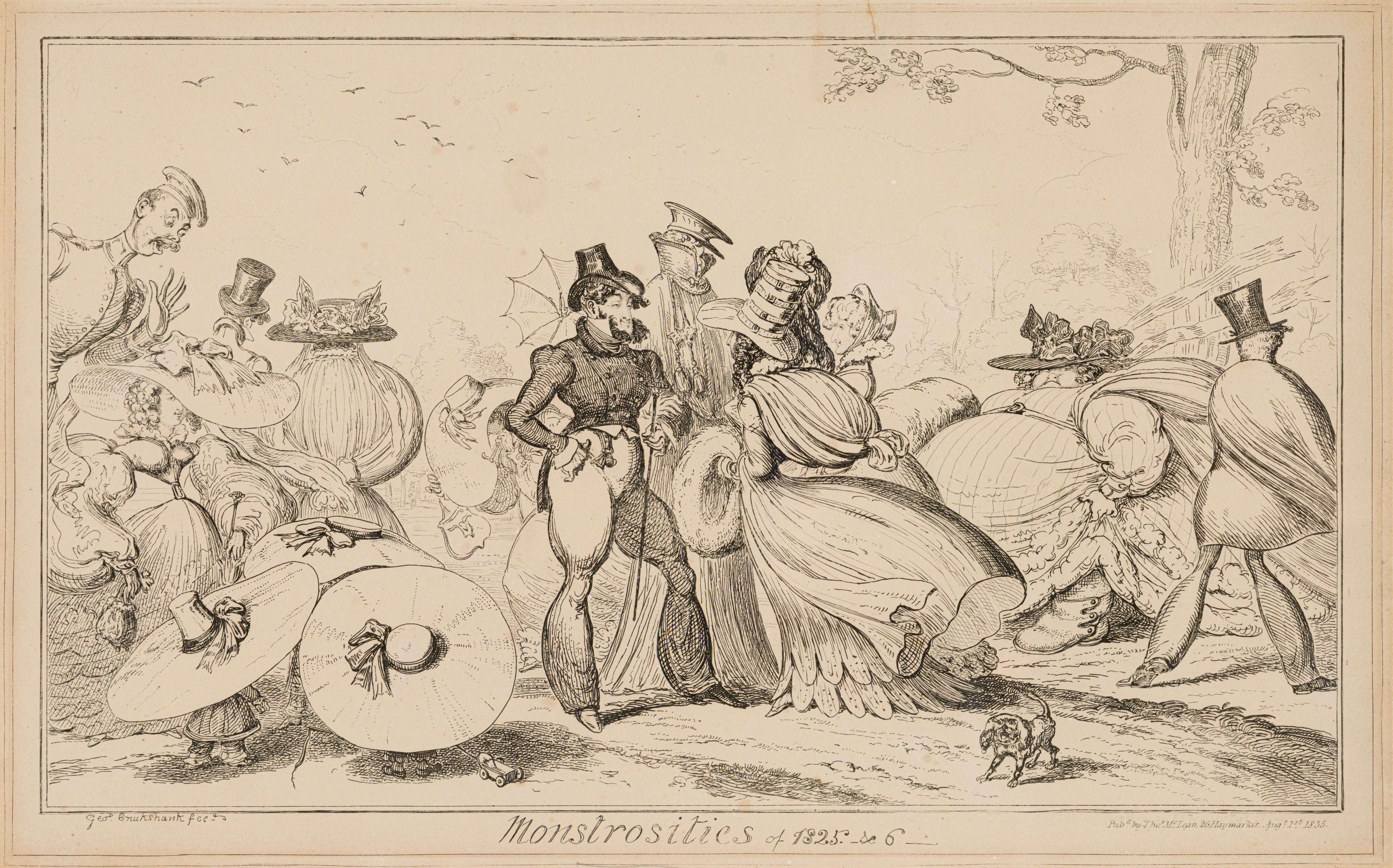 Monstrosities of 1825 & 6 by George Cruikshank | Strauss & Co