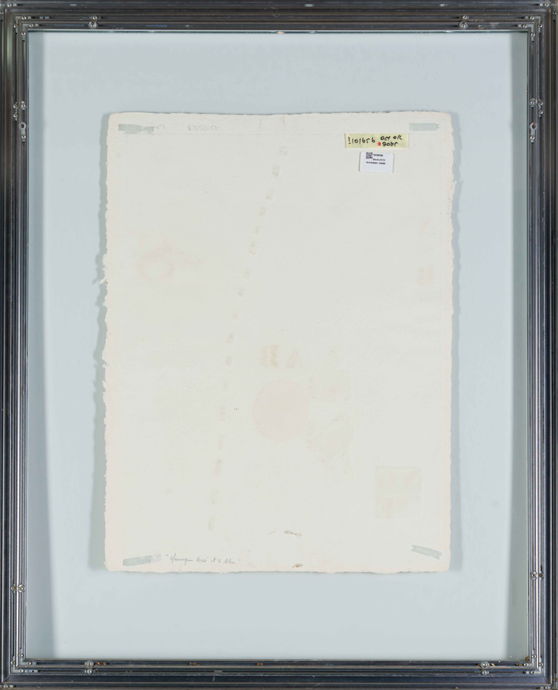 Untitled (Abstract with Red Circle) by James Coignard | Strauss & Co