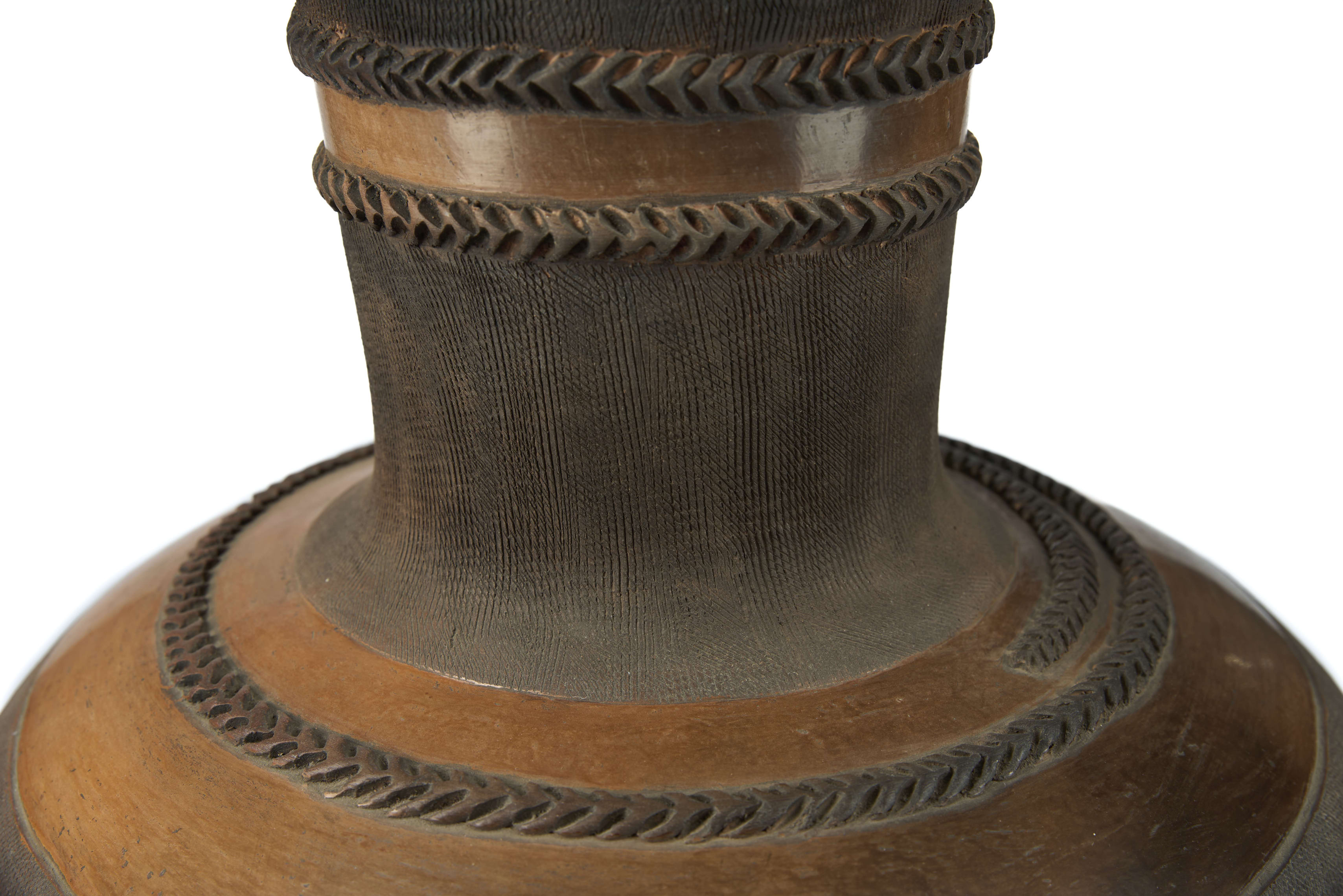 Smoke-fired vessel by Nic Sithole | Strauss & Co