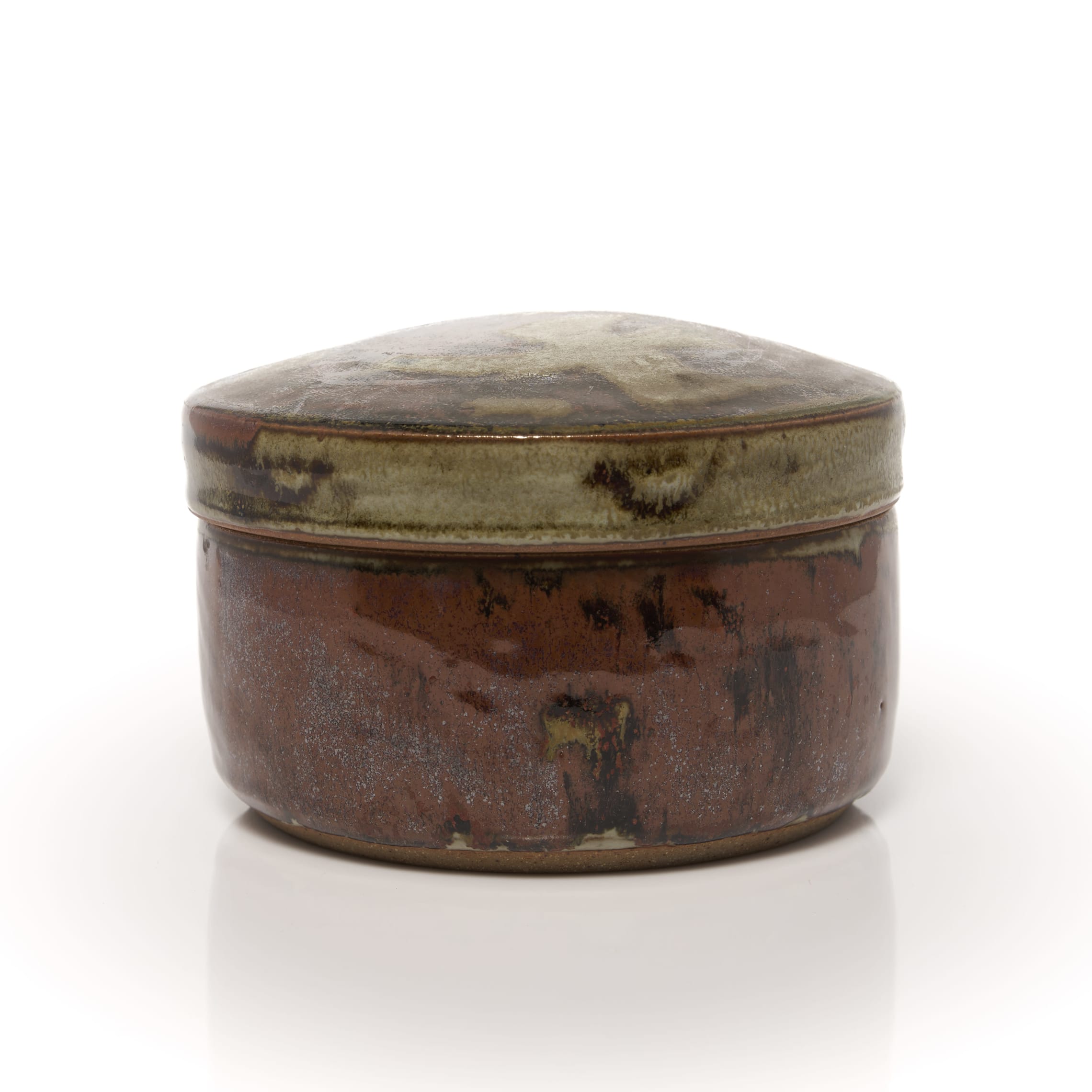Large lidded vessel with bird motif by Esias Bosch | Strauss & Co