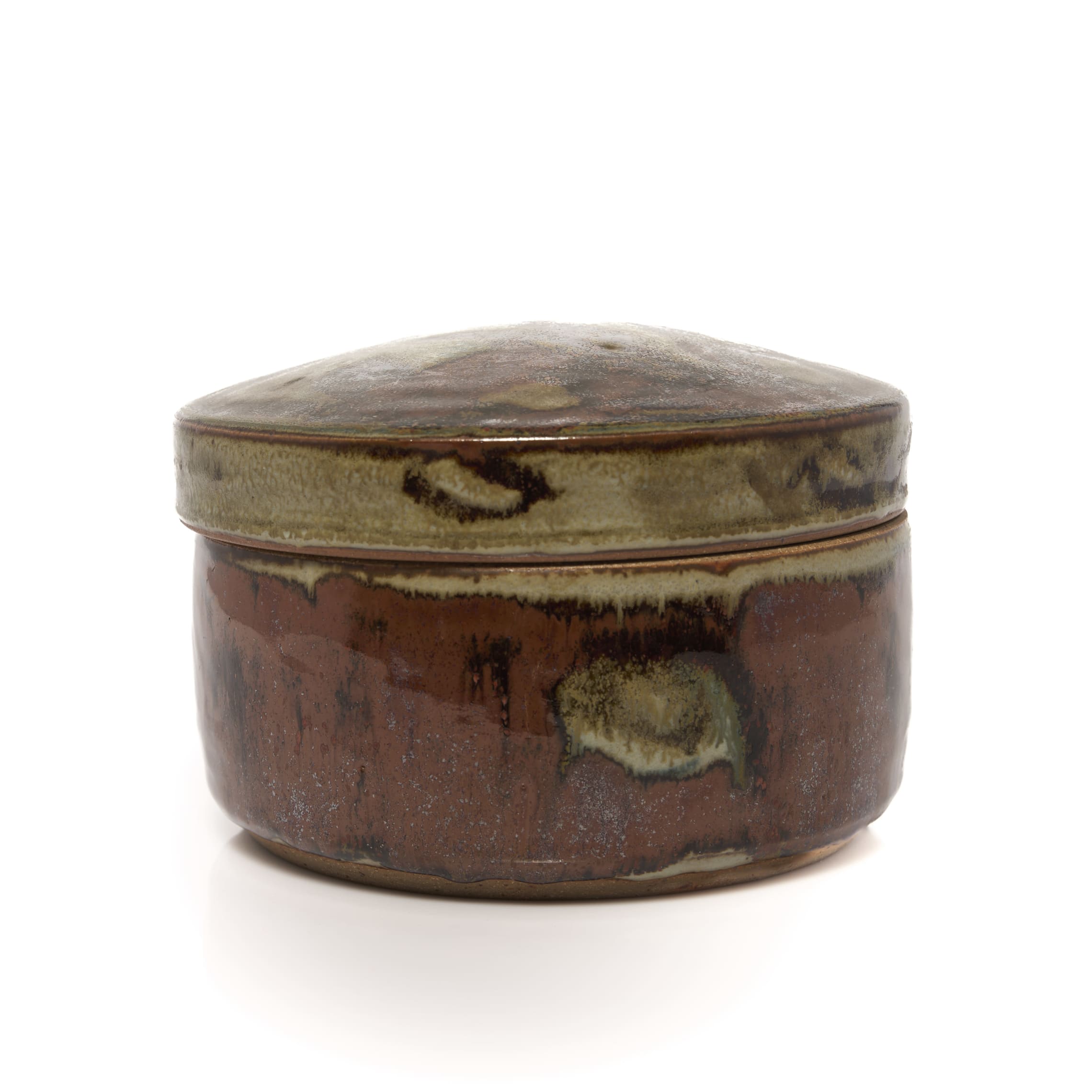 Large lidded vessel with bird motif by Esias Bosch | Strauss & Co