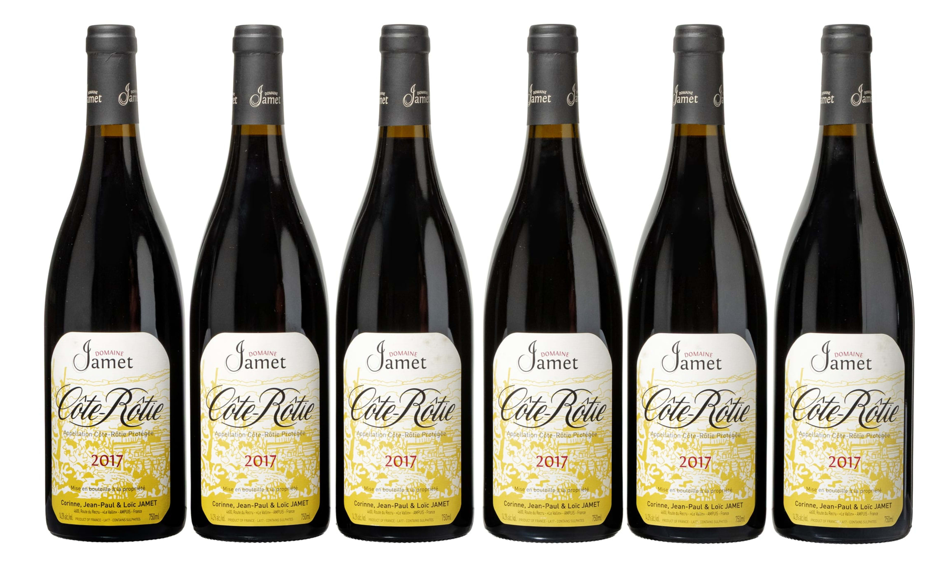 Côte-Rôtie 2017 6 (1 x 6) 750ml by Jamet | Strauss & Co