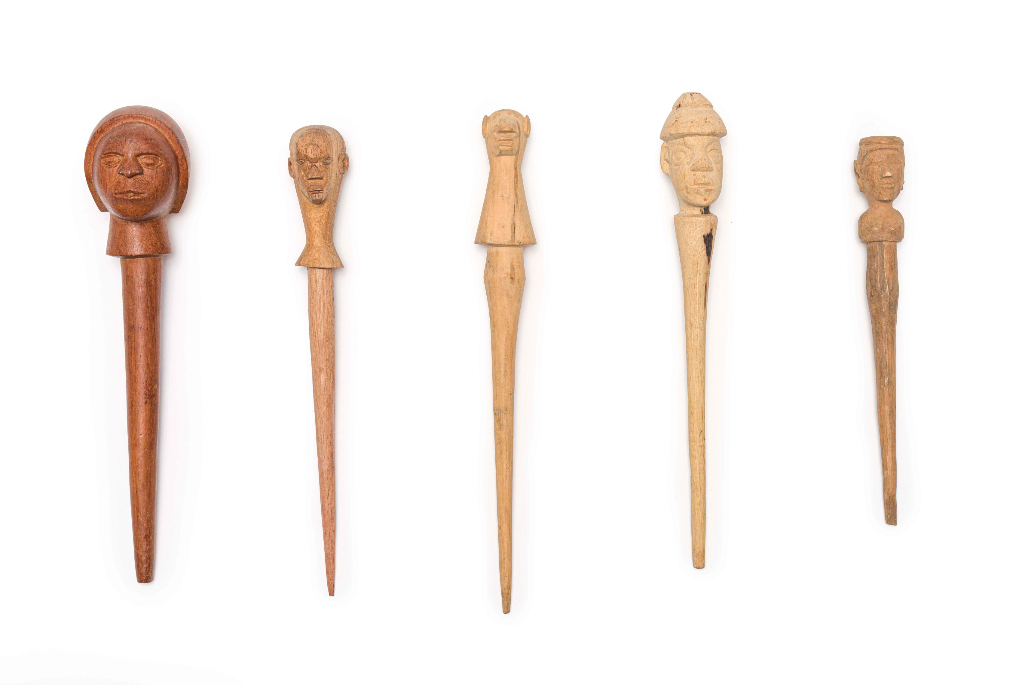 Miscellaneous Nhunguvani Stoppers, five by Unrecorded artist, Tsonga ...