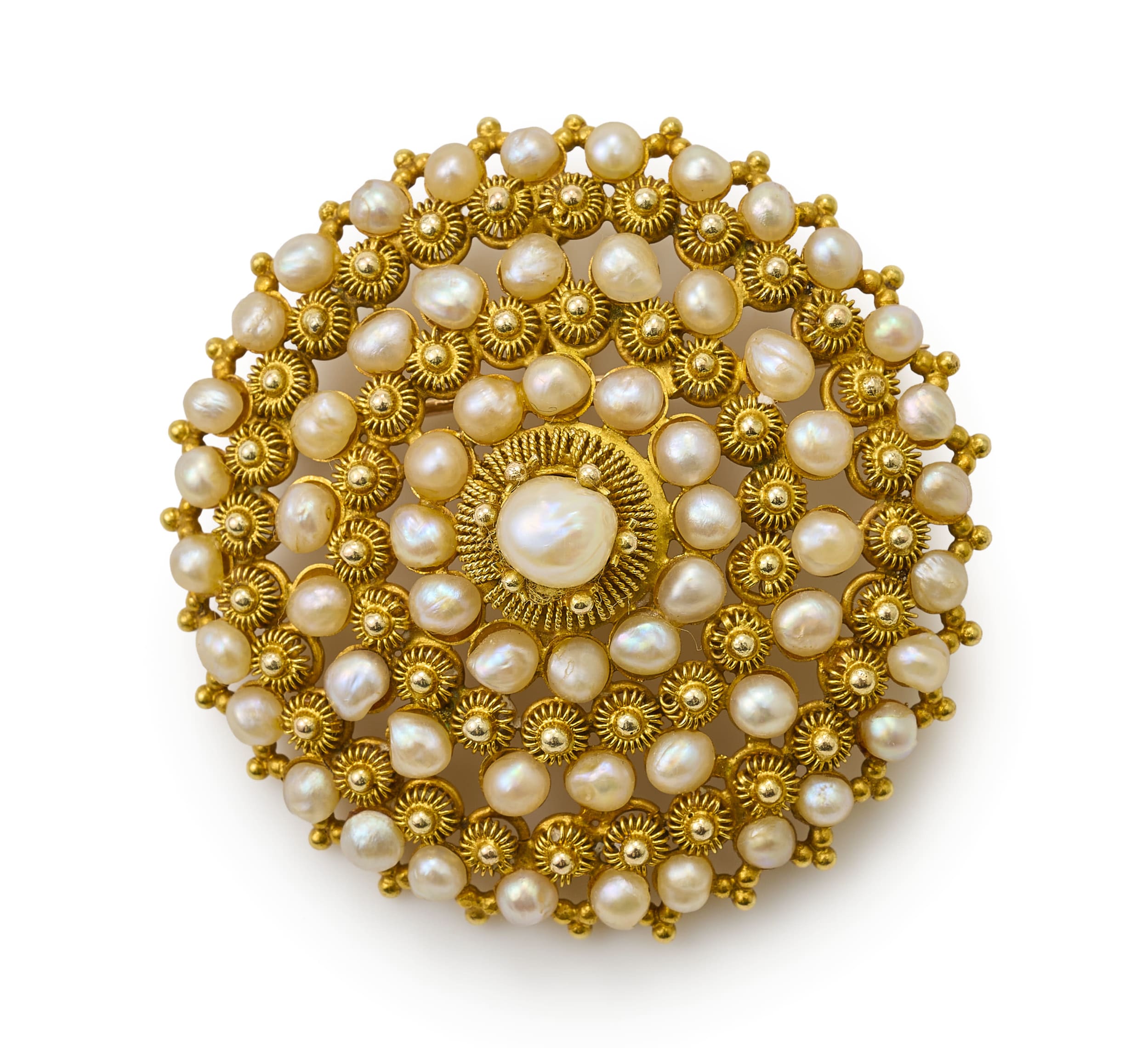 Panamanian mosqueta pearl brooch pendant | Strauss & Co
